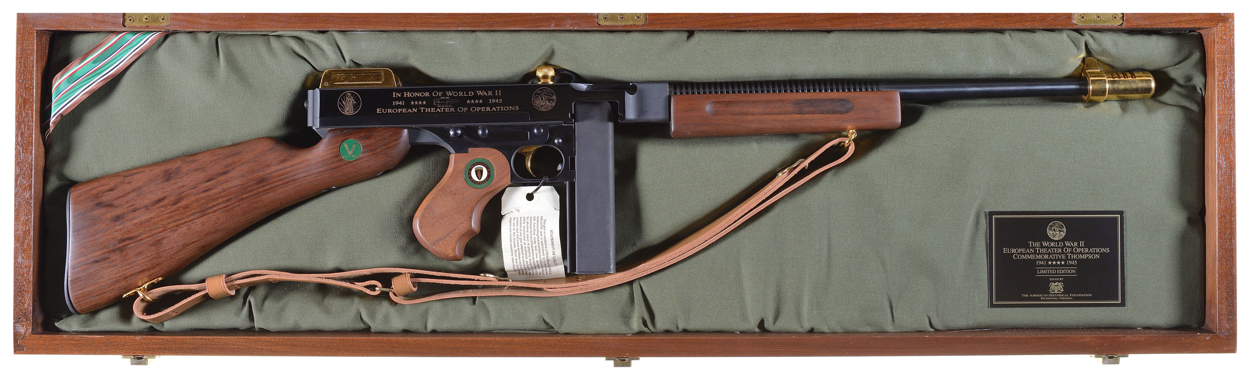 Auto Ordnance/AHS WWII Commemorative Thompson Rifle | Rock Island Auction