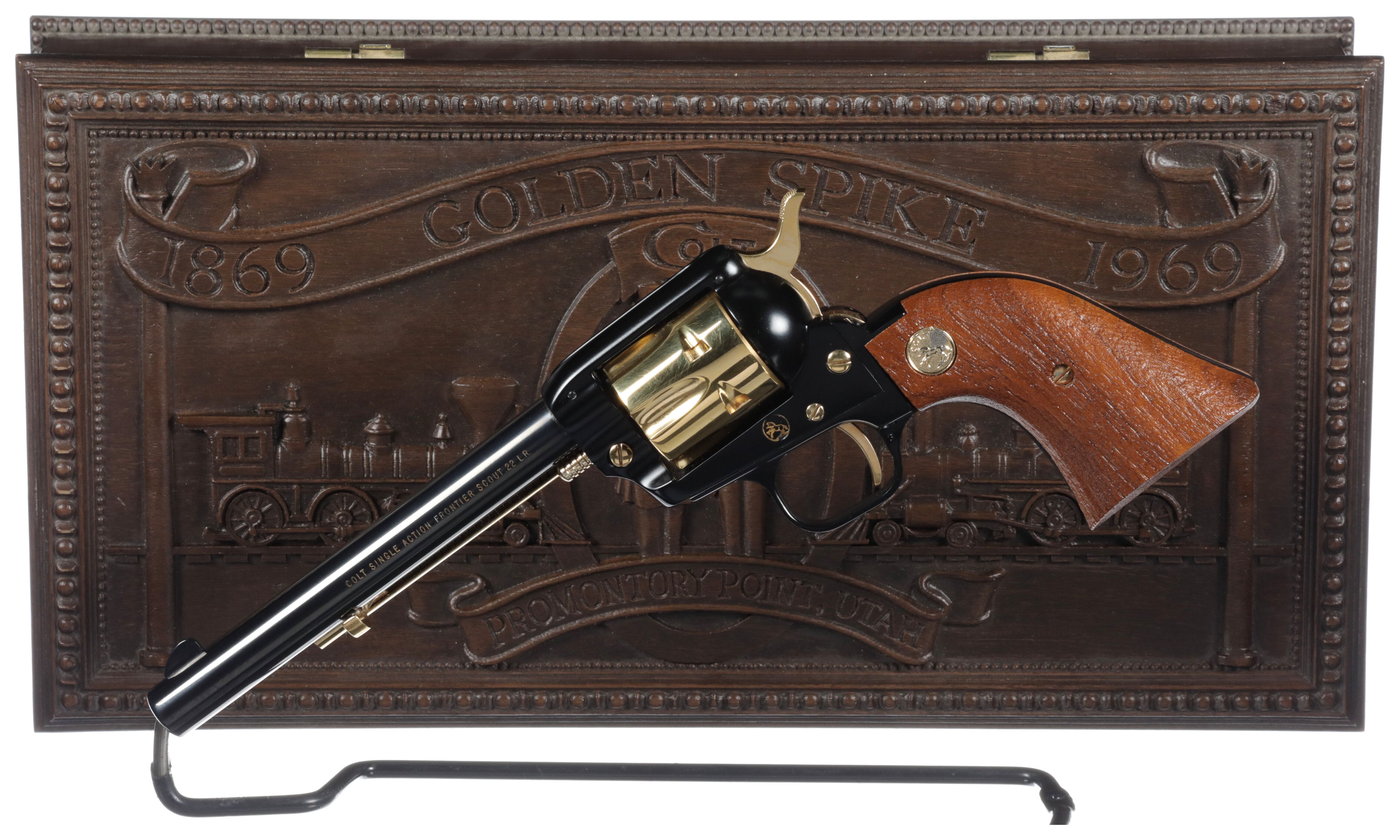 Colt Golden Spike Commemorative Frontier Scout Revolver | Rock Island ...