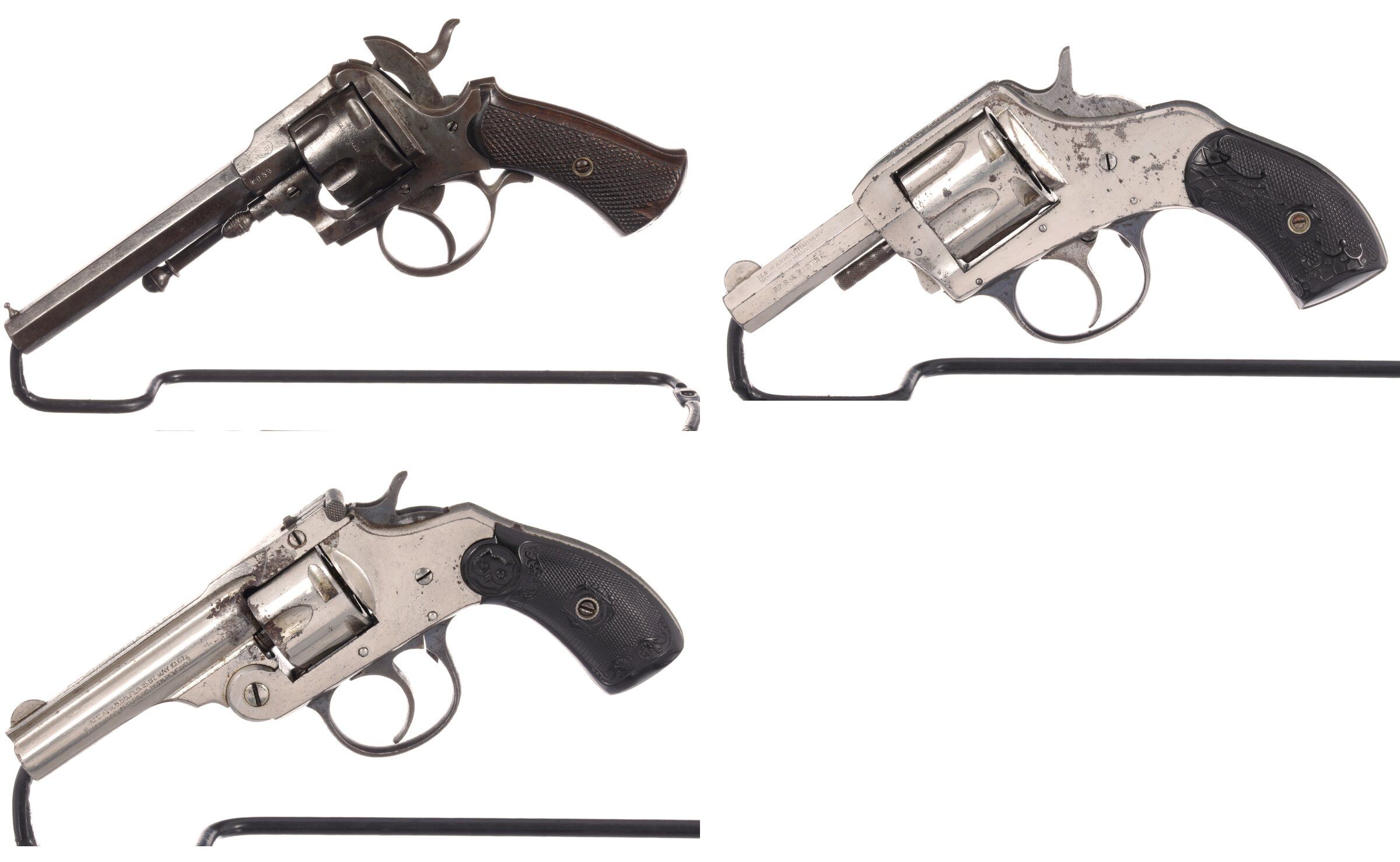 Three Double Action Revolvers | Rock Island Auction