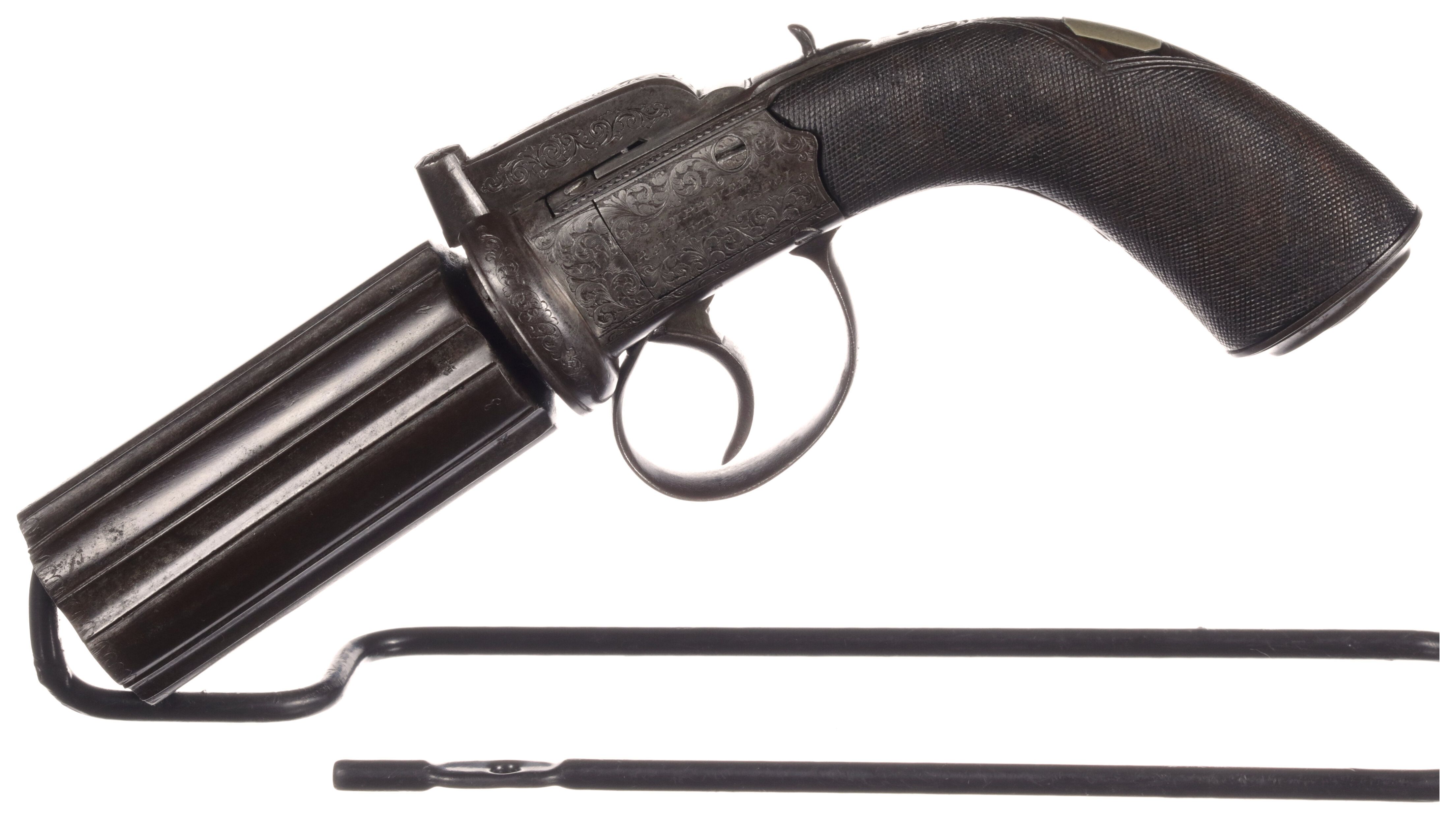 Improved Revolving Pepperbox Pistol | Rock Island Auction