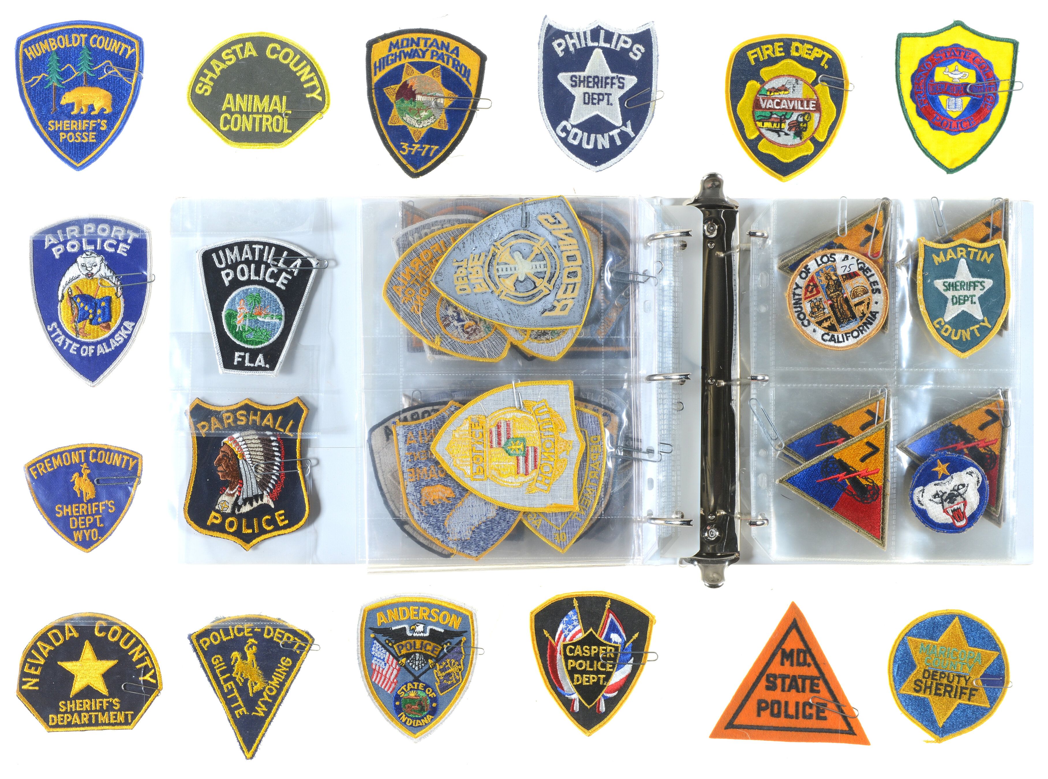 Assortment of Primarily Law Enforcement and Military Patches | Rock ...