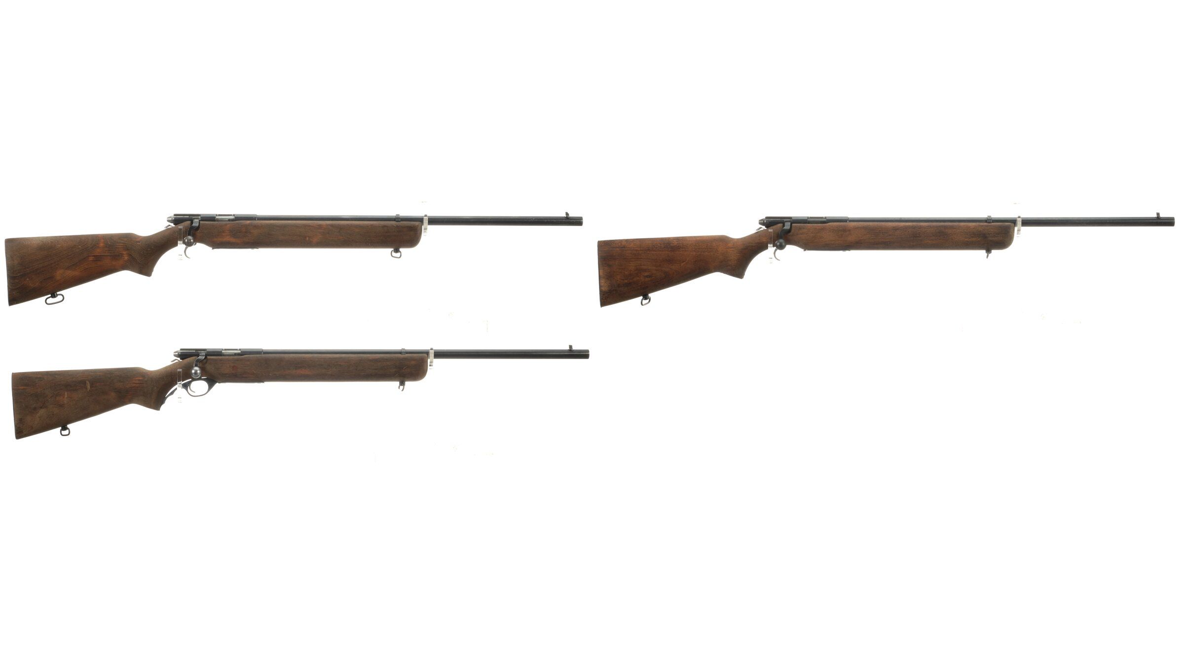 Three U.S. Property Marked Mossberg Model 44 Bolt Action Rifles | Rock ...