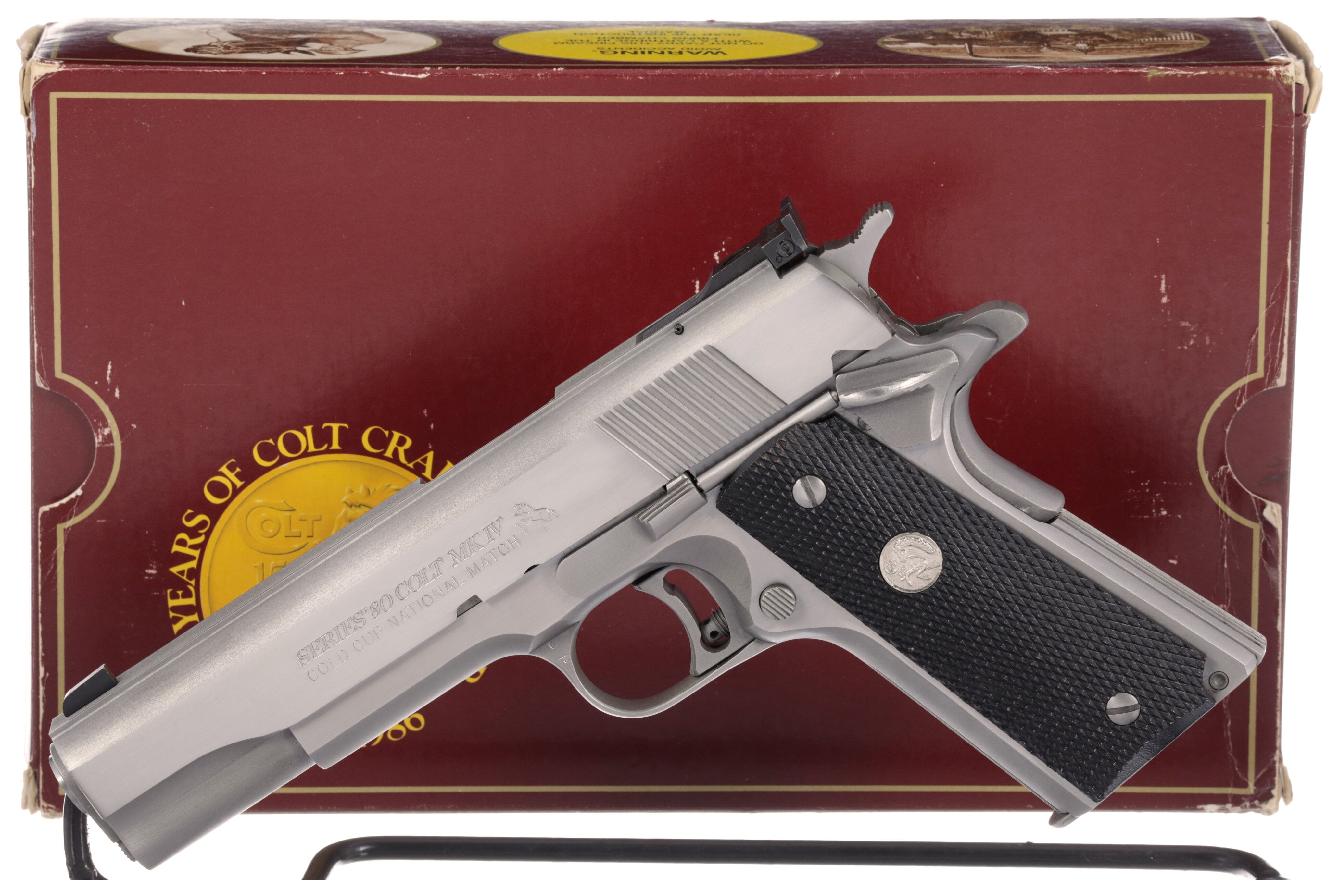 Colt MK IV Series 80 Gold Cup National Match Pistol with Box | Rock ...