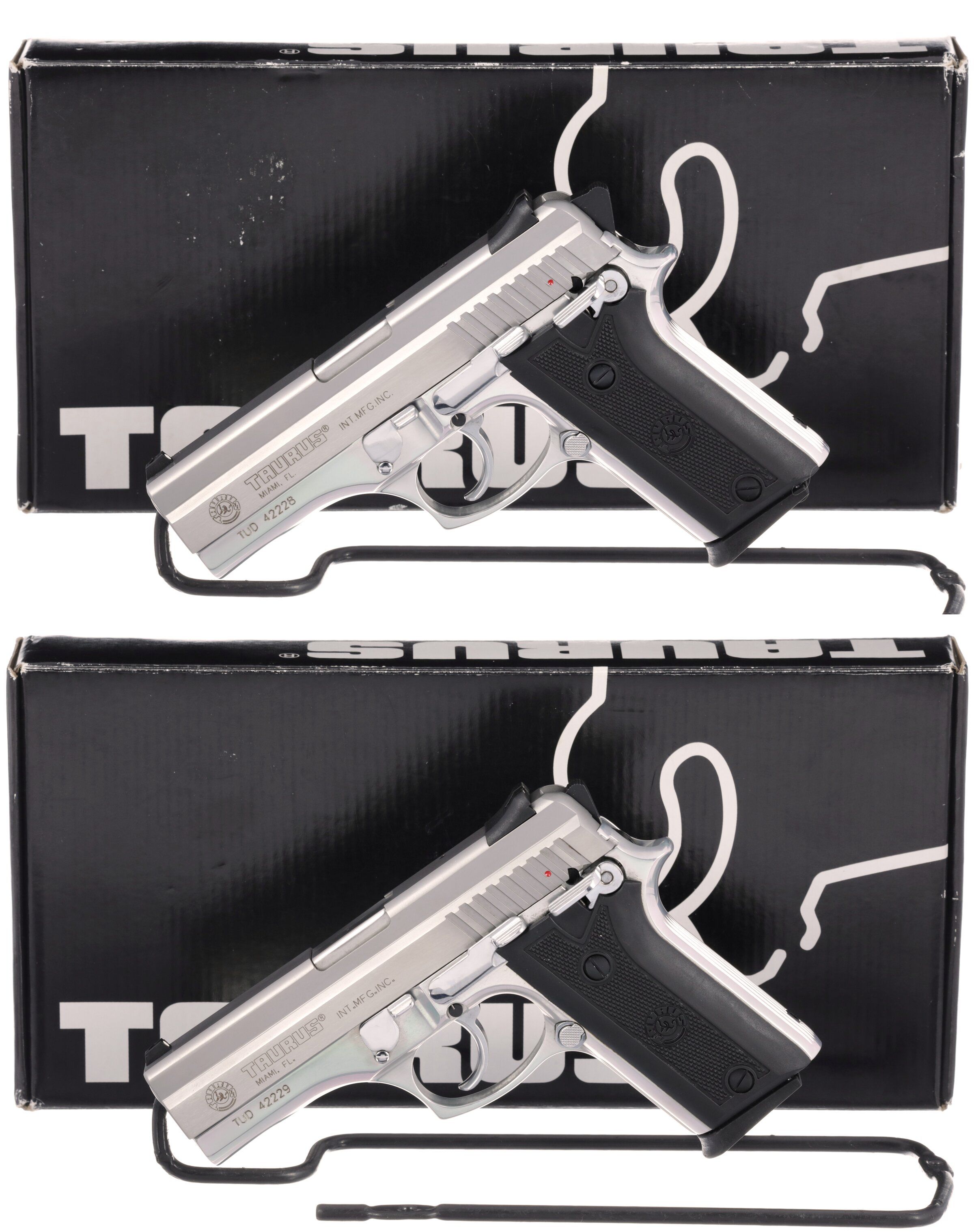 Two Consecutively Numbered Taurus Model PT-911 Pistols | Rock Island Auction