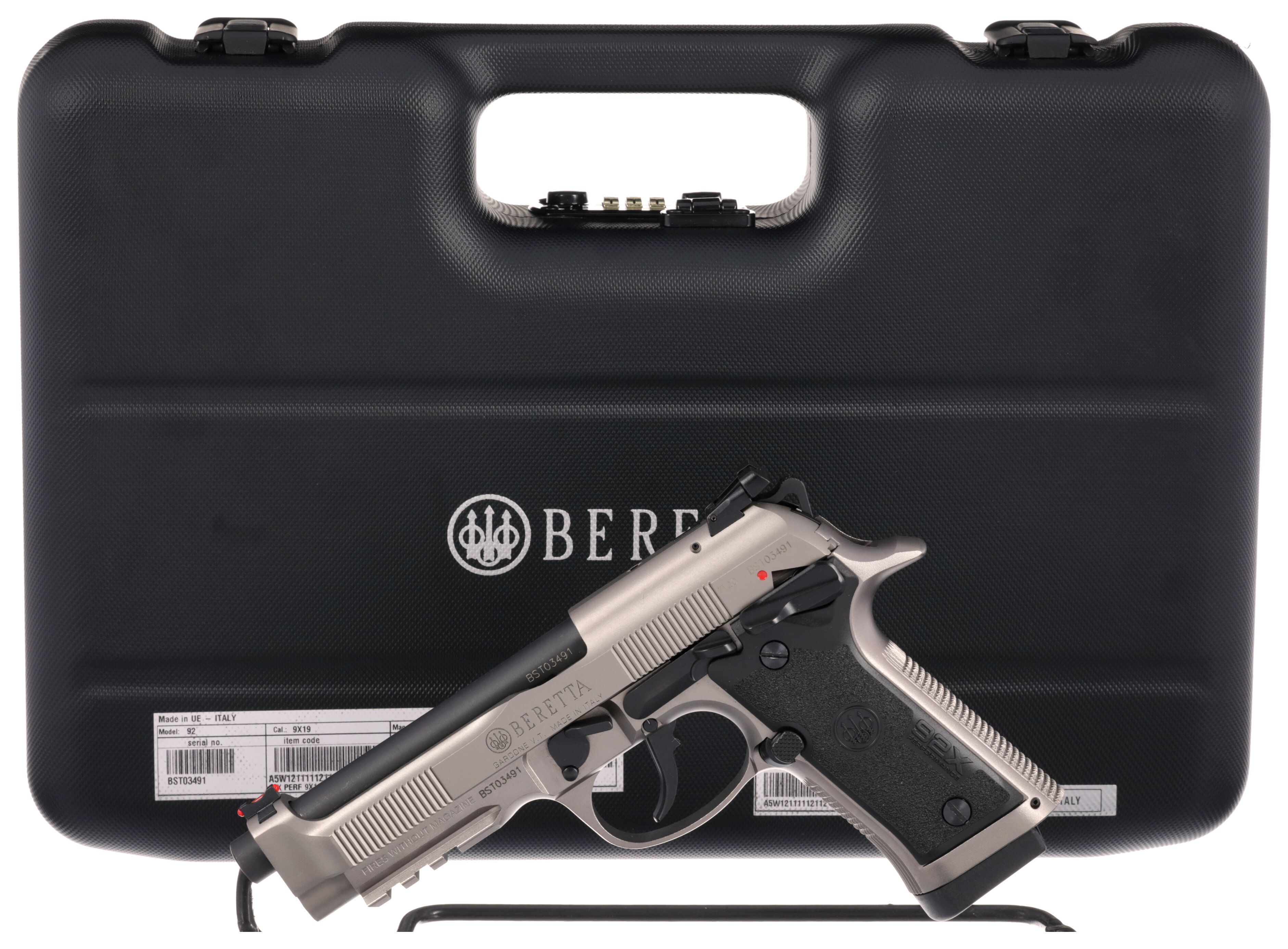 Beretta Model 92X Performance Semi-Automatic Pistol with Case | Rock ...