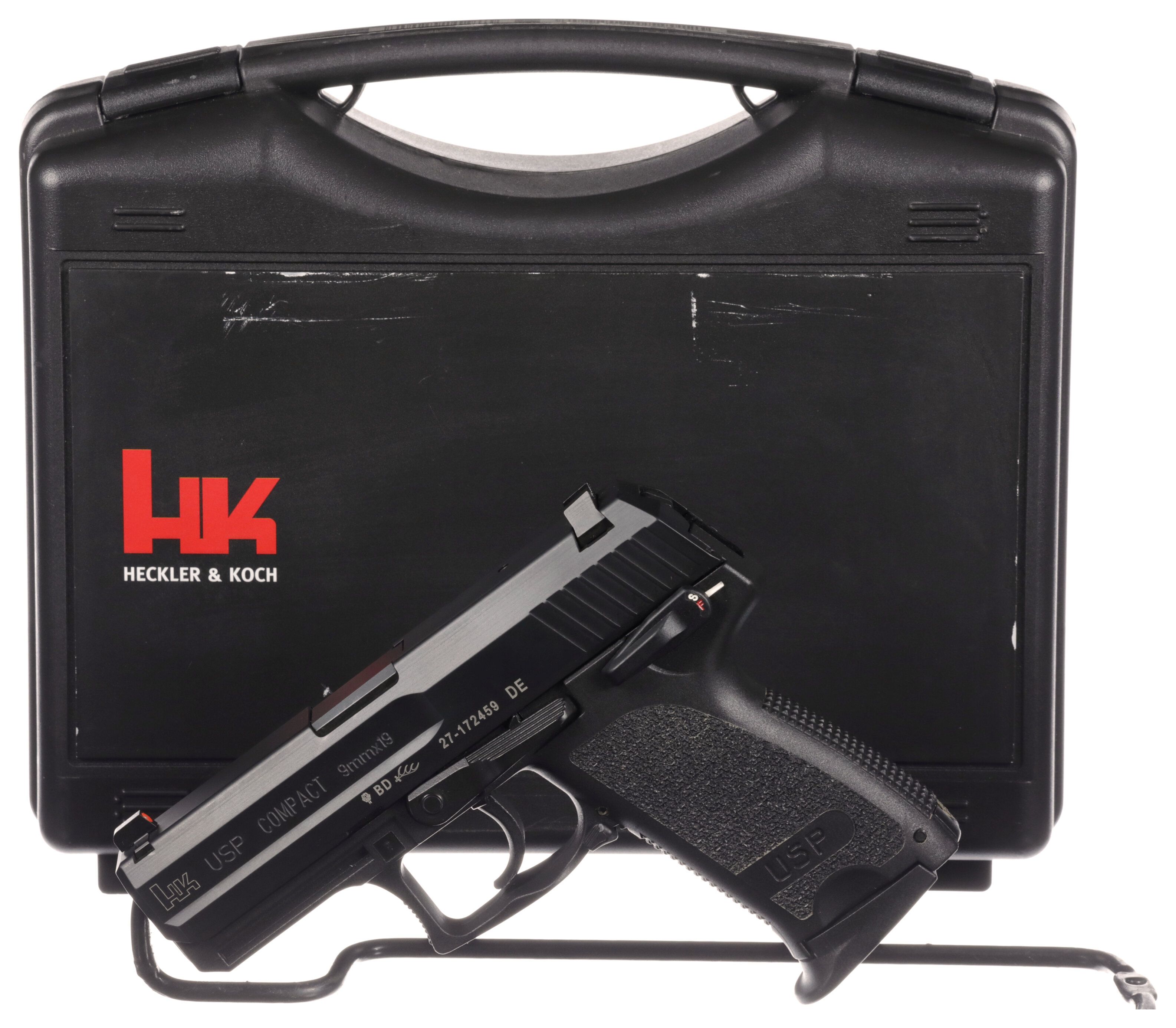 Heckler And Koch Usp Compact Semi Automatic Pistol With Case Rock