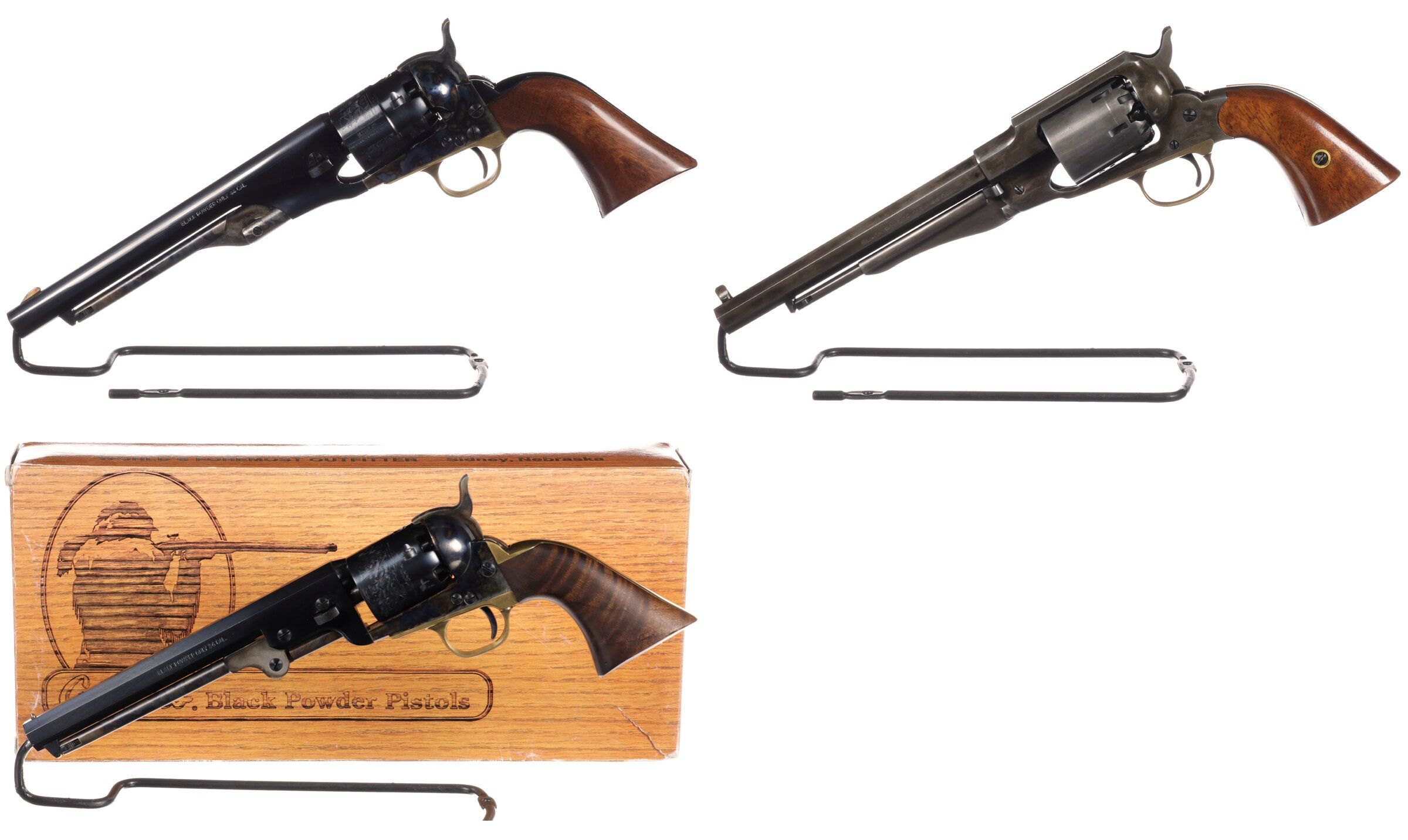 Three F.LLI Pietta Single Action Percussion Revolvers | Rock Island Auction