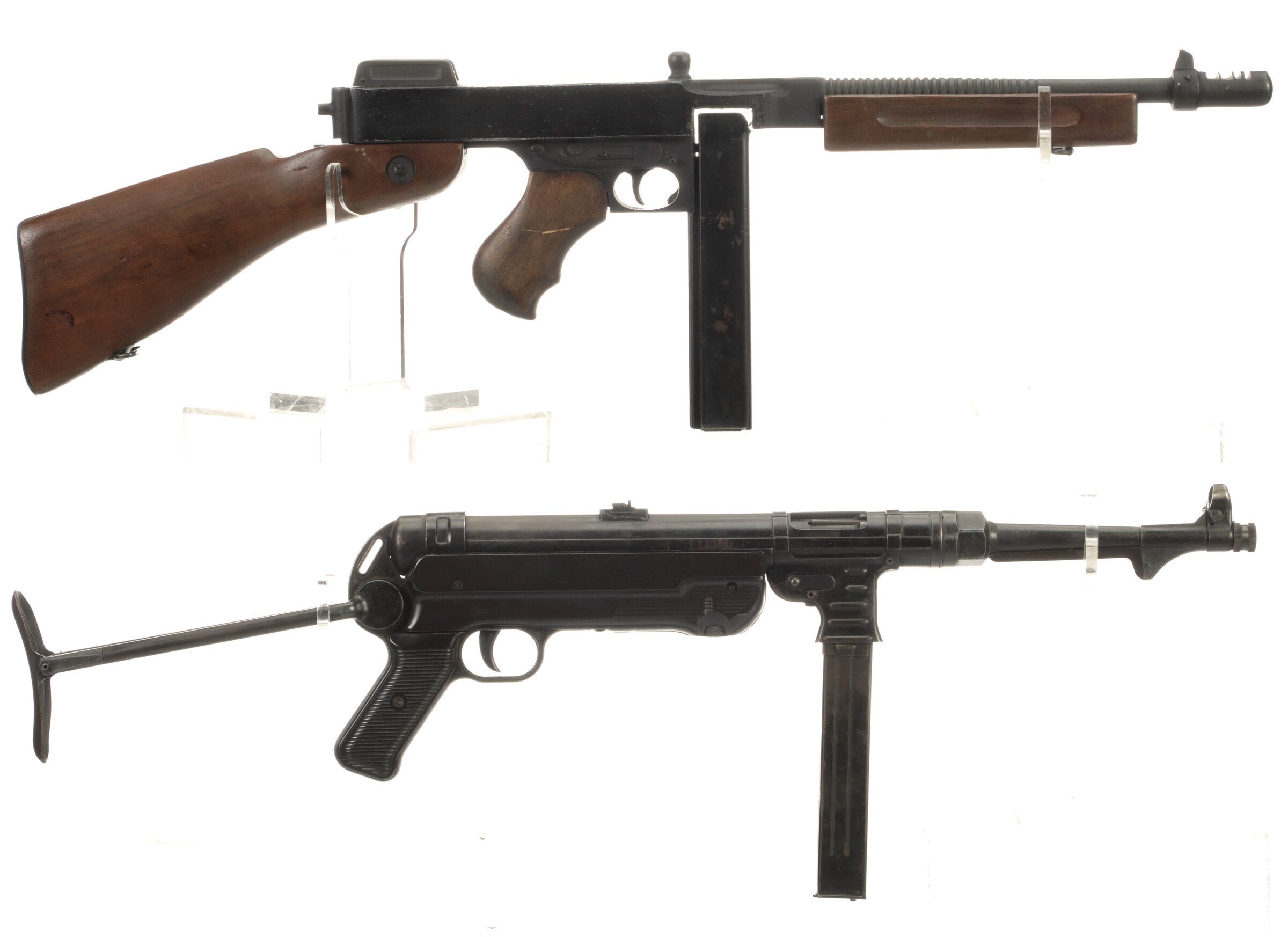 Two Non-Firing Replicas of Submachine Guns | Rock Island Auction