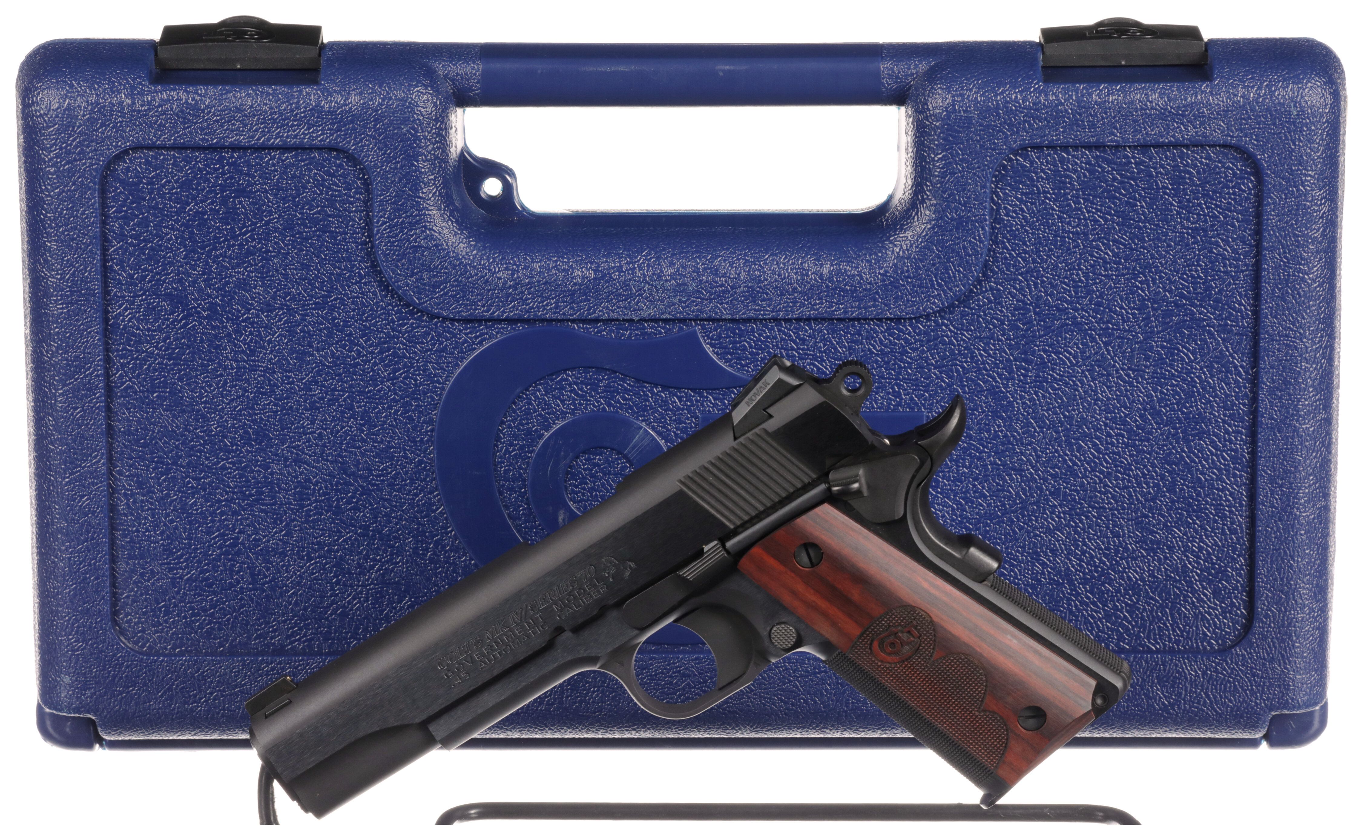 Colt Mk Iv Series 70 Government Model Semi Automatic Pistol Rock