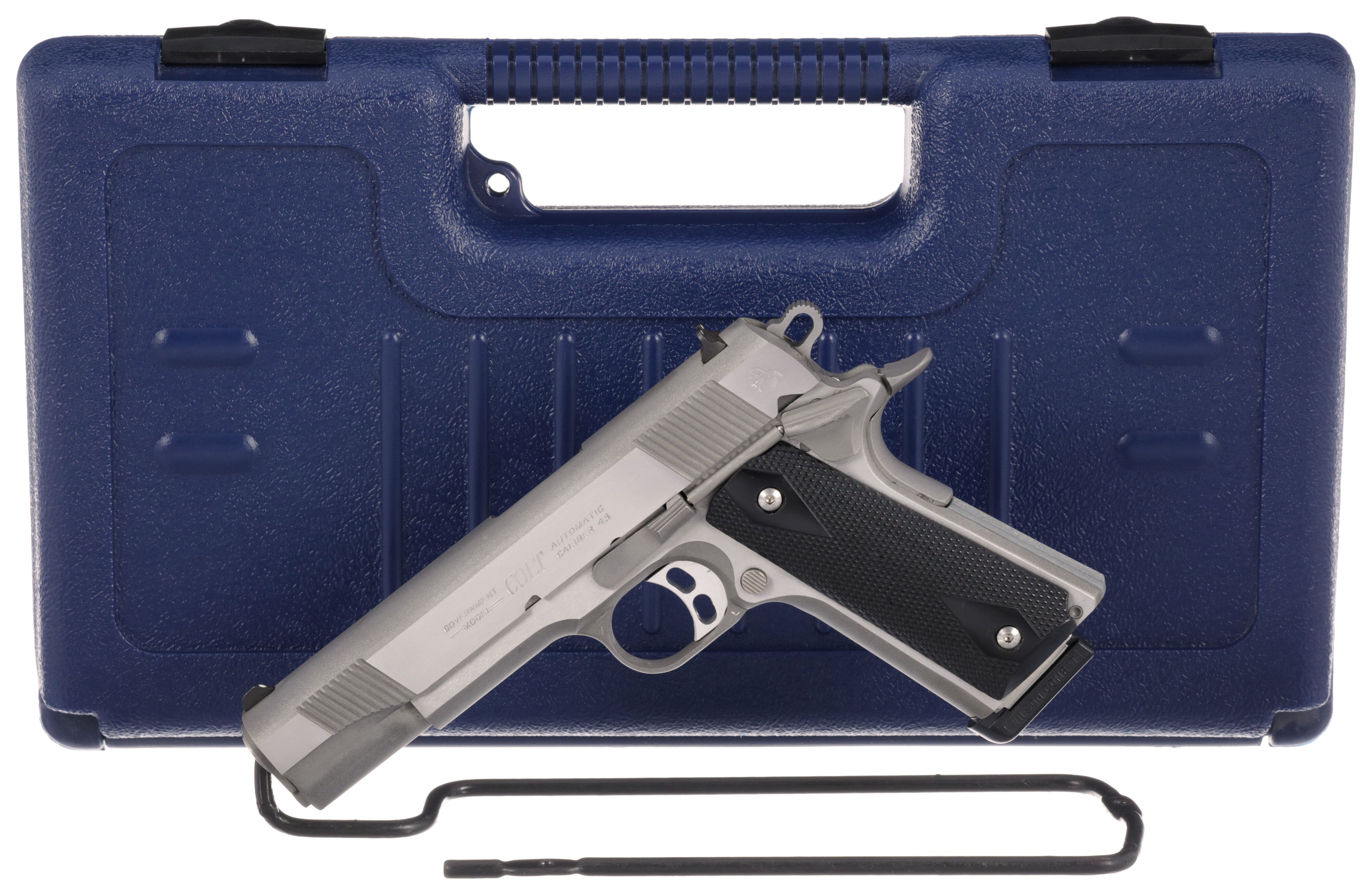 Colt Government Model Semi-Automatic Pistol with Case | Rock Island Auction