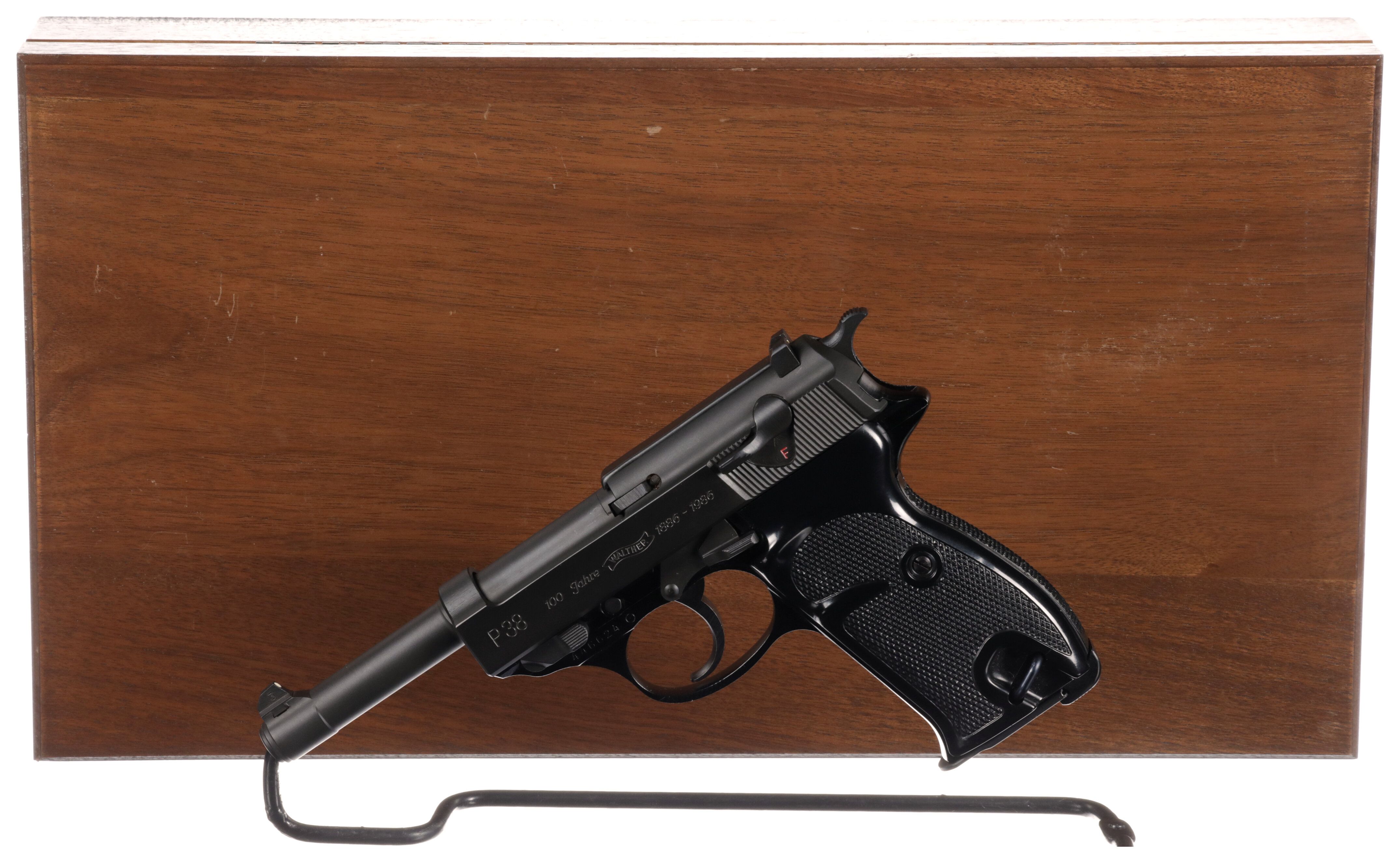 Walther/Interarms 100 Year Commemorative P38 Pistol with Case | Rock ...