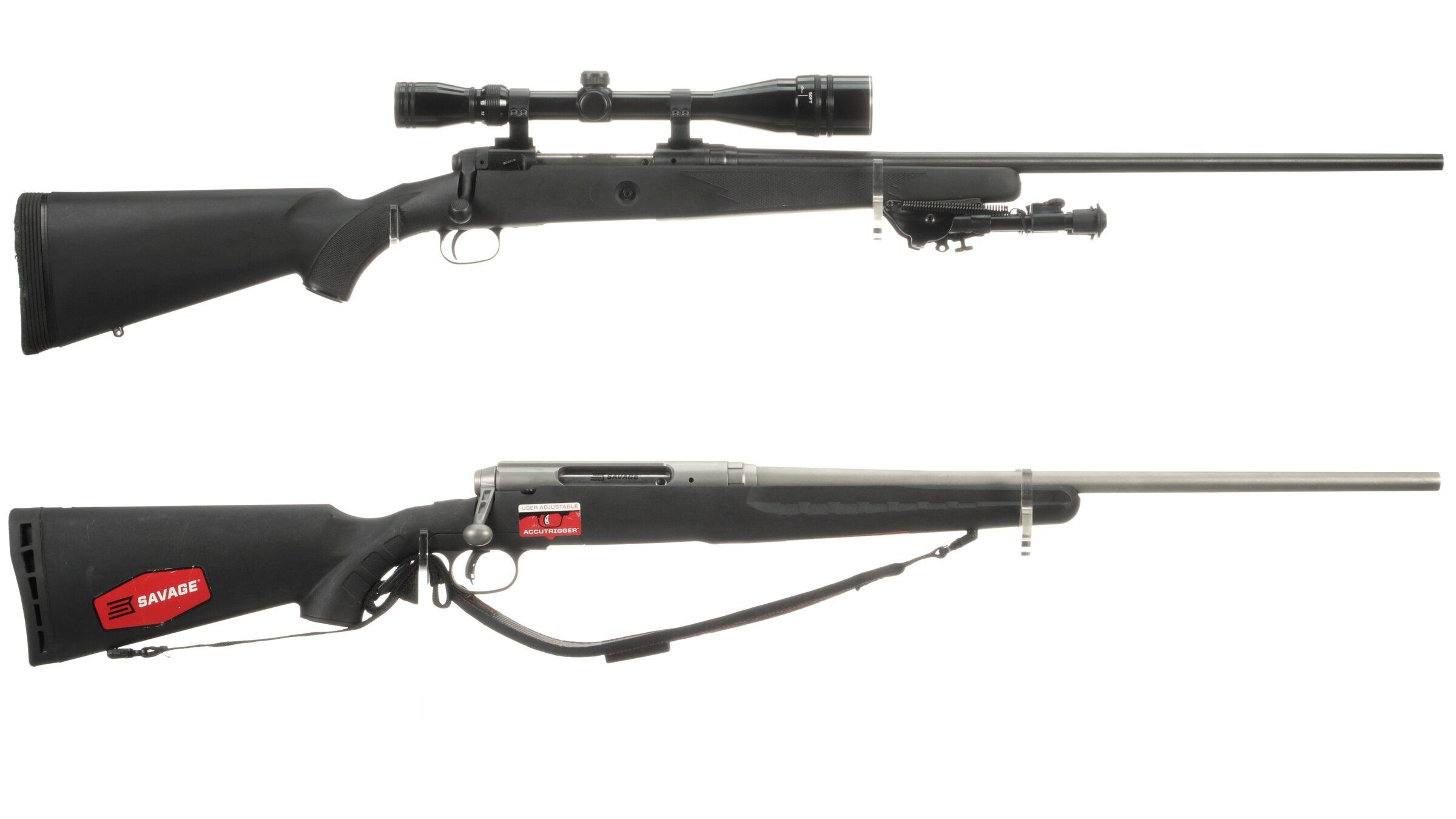 Two Savage Bolt Action Rifles | Rock Island Auction