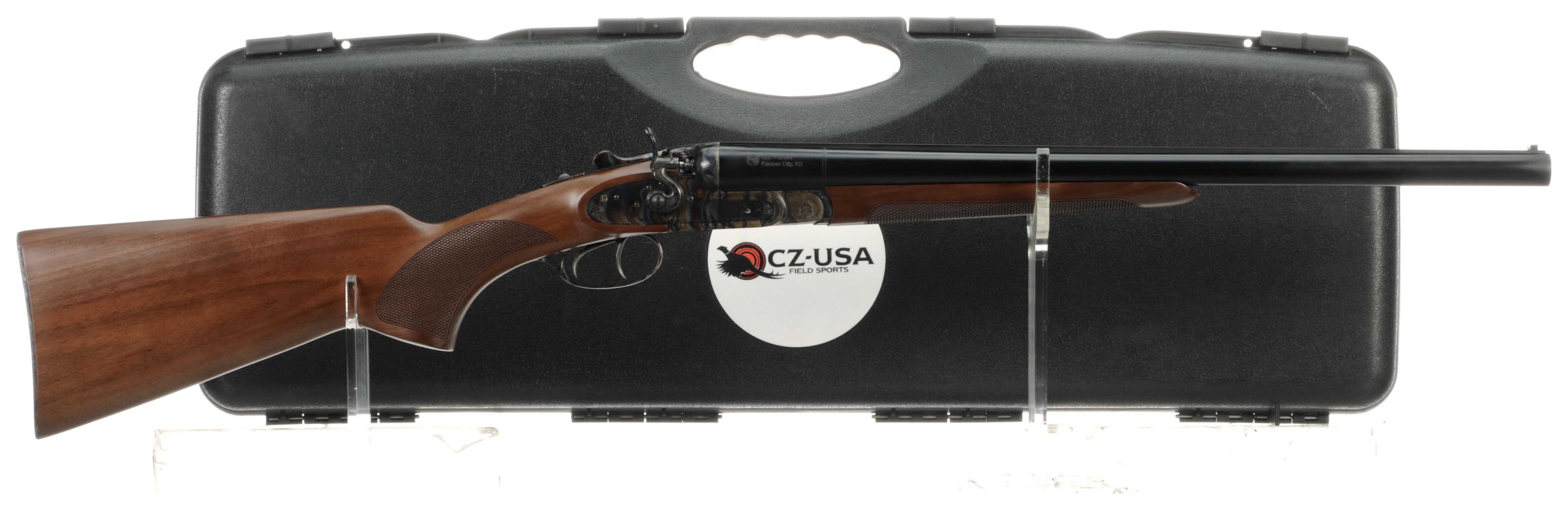 Huglu CZ Hammer Coach Double Barrel Shotgun with Case | Rock Island Auction