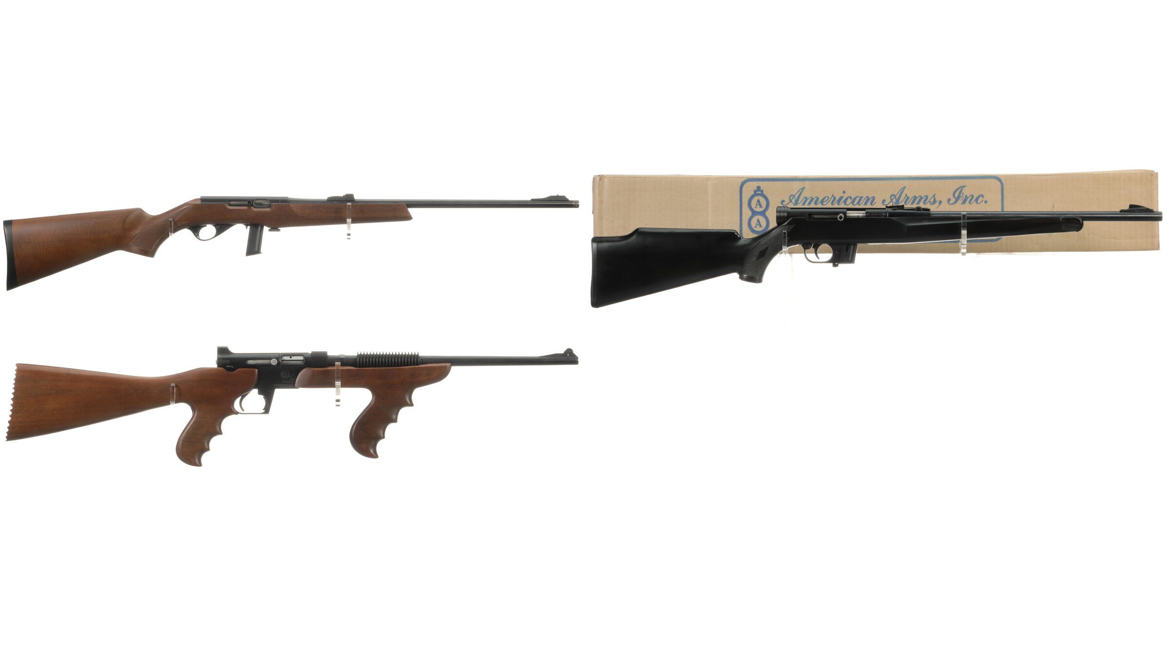 Three Semi-Automatic Rimfire Rifles | Rock Island Auction