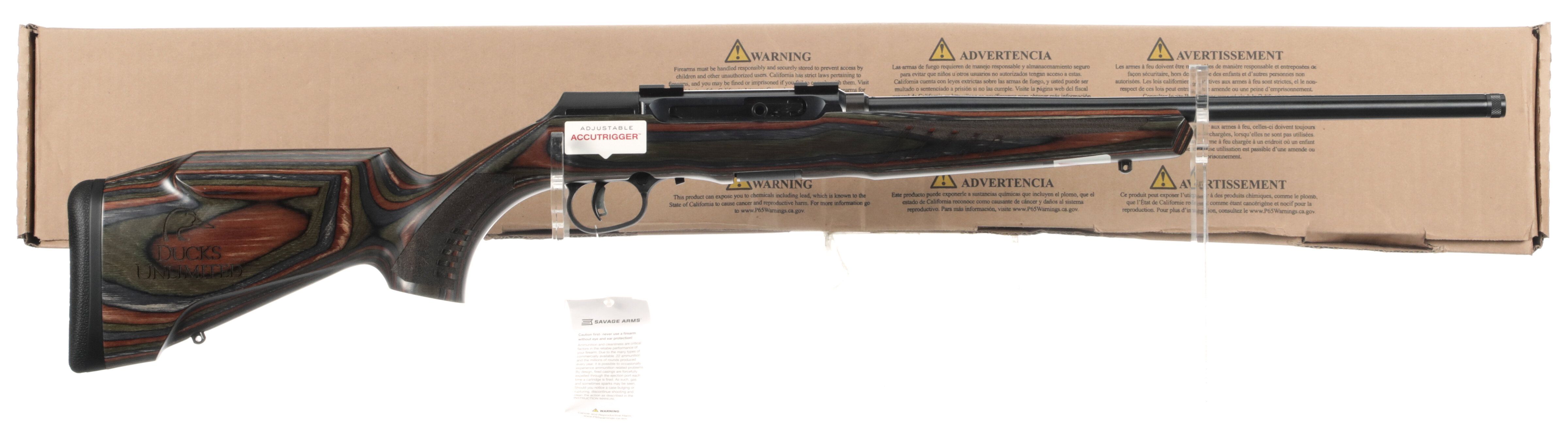 Savage Model A22 Ducks Unlimited Semi-Automatic Rifle | Rock Island Auction