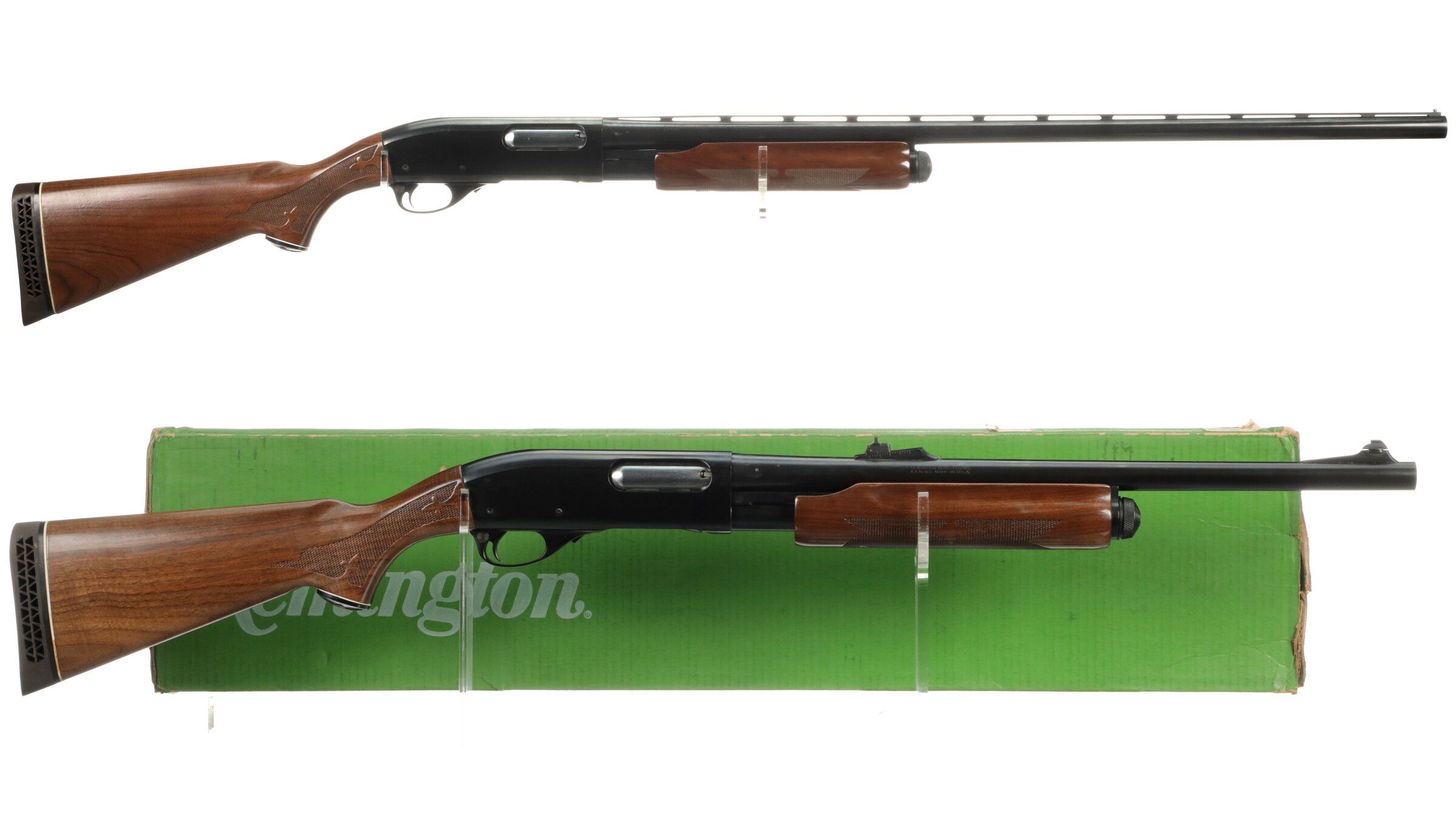 Two Remington Model 870 Slide Action Shotguns | Rock Island Auction
