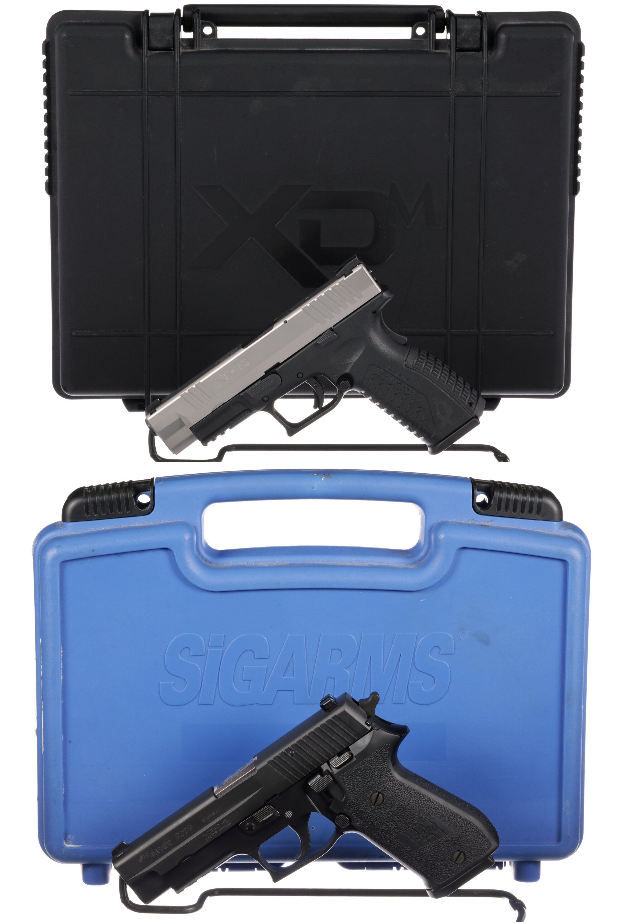 Two Semi-Automatic Pistols with Cases | Rock Island Auction