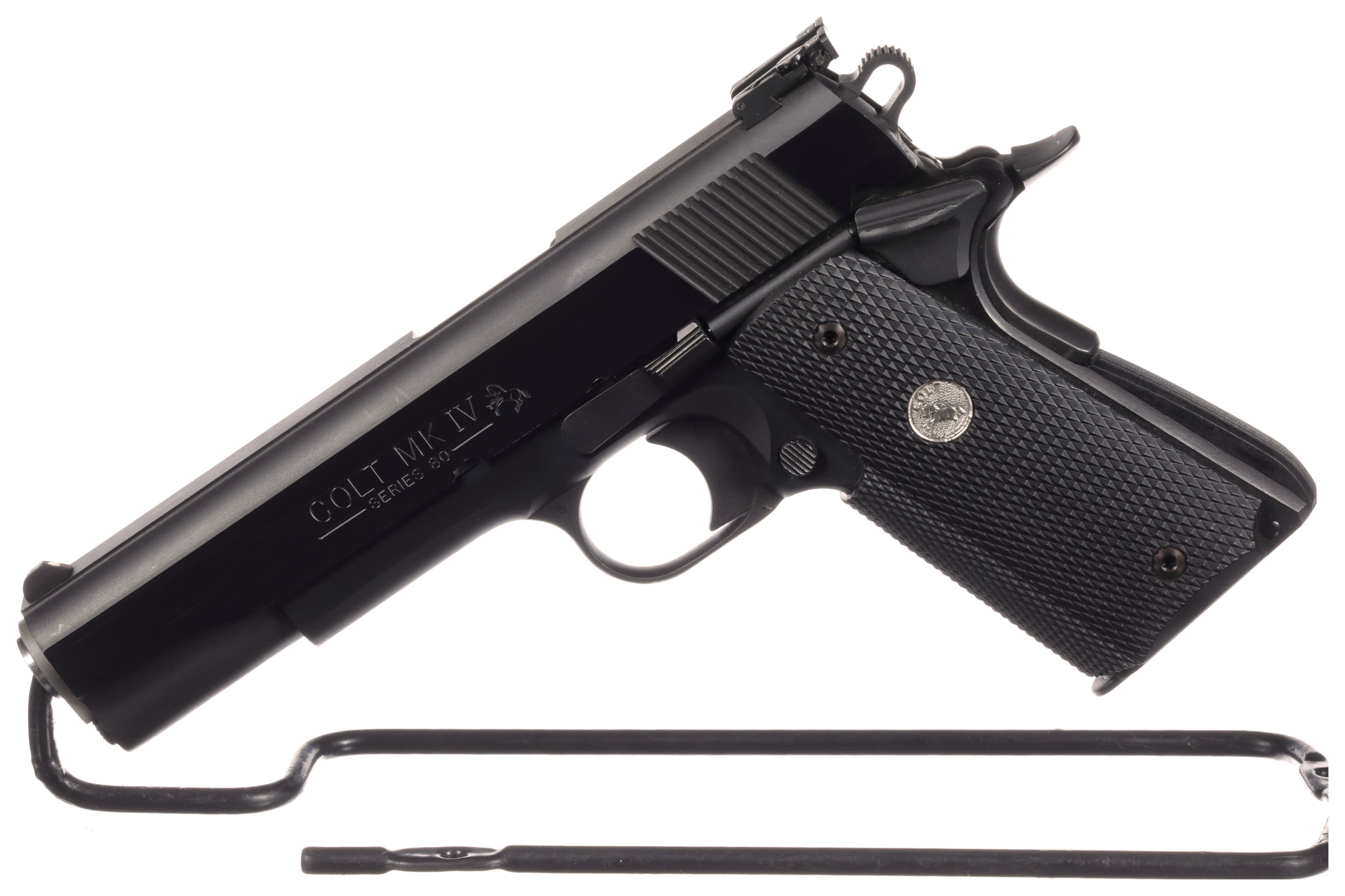Colt Mk Iv Series 80 Government Model Semi Automatic Pistol Rock