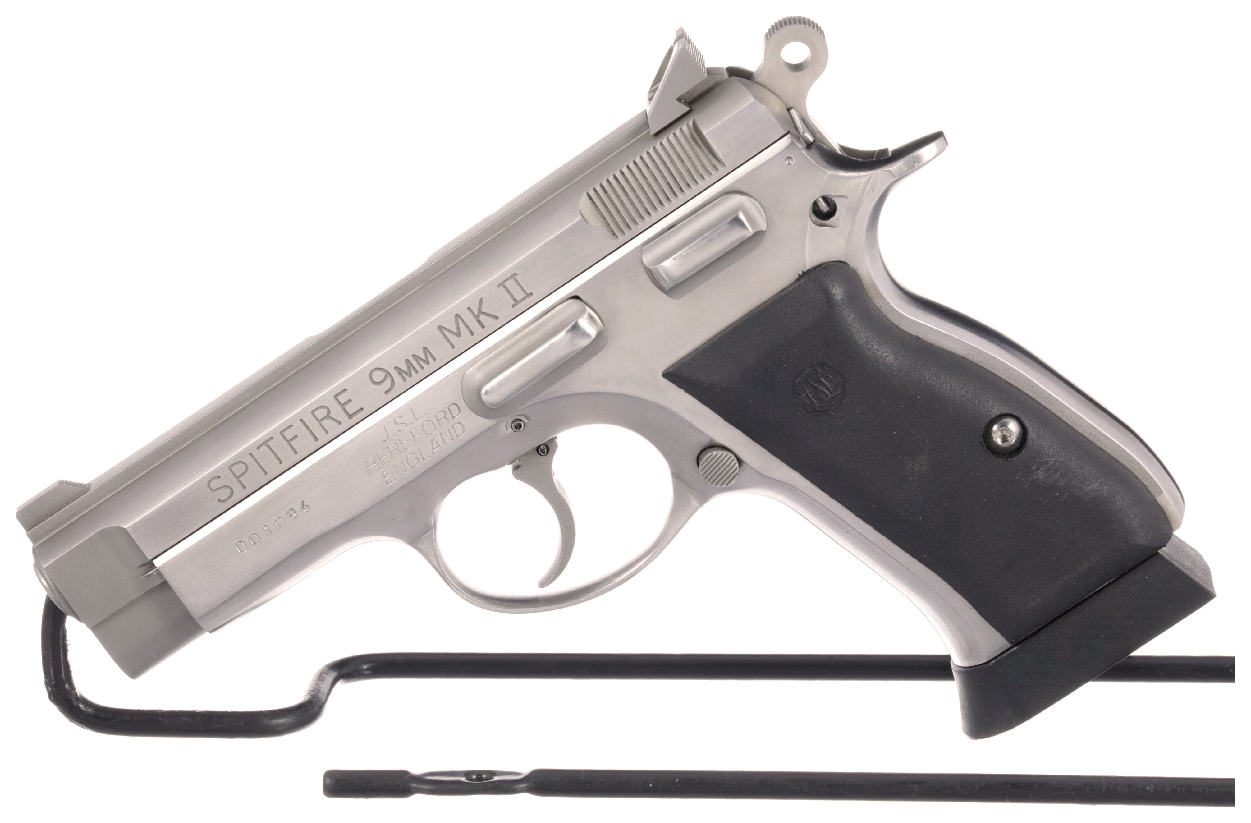 John Slough London Model Spitfire Semi-Automatic Pistol | Rock Island ...