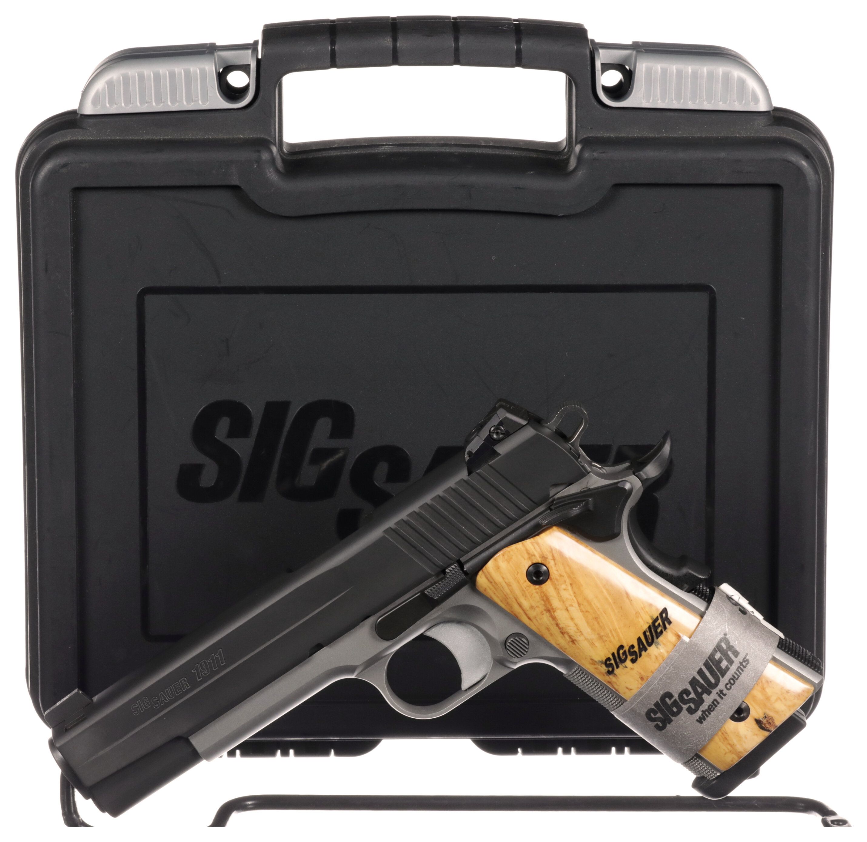 Sig Sauer Model 1911 TTT Semi-Automatic Pistol with Case | Rock Island ...