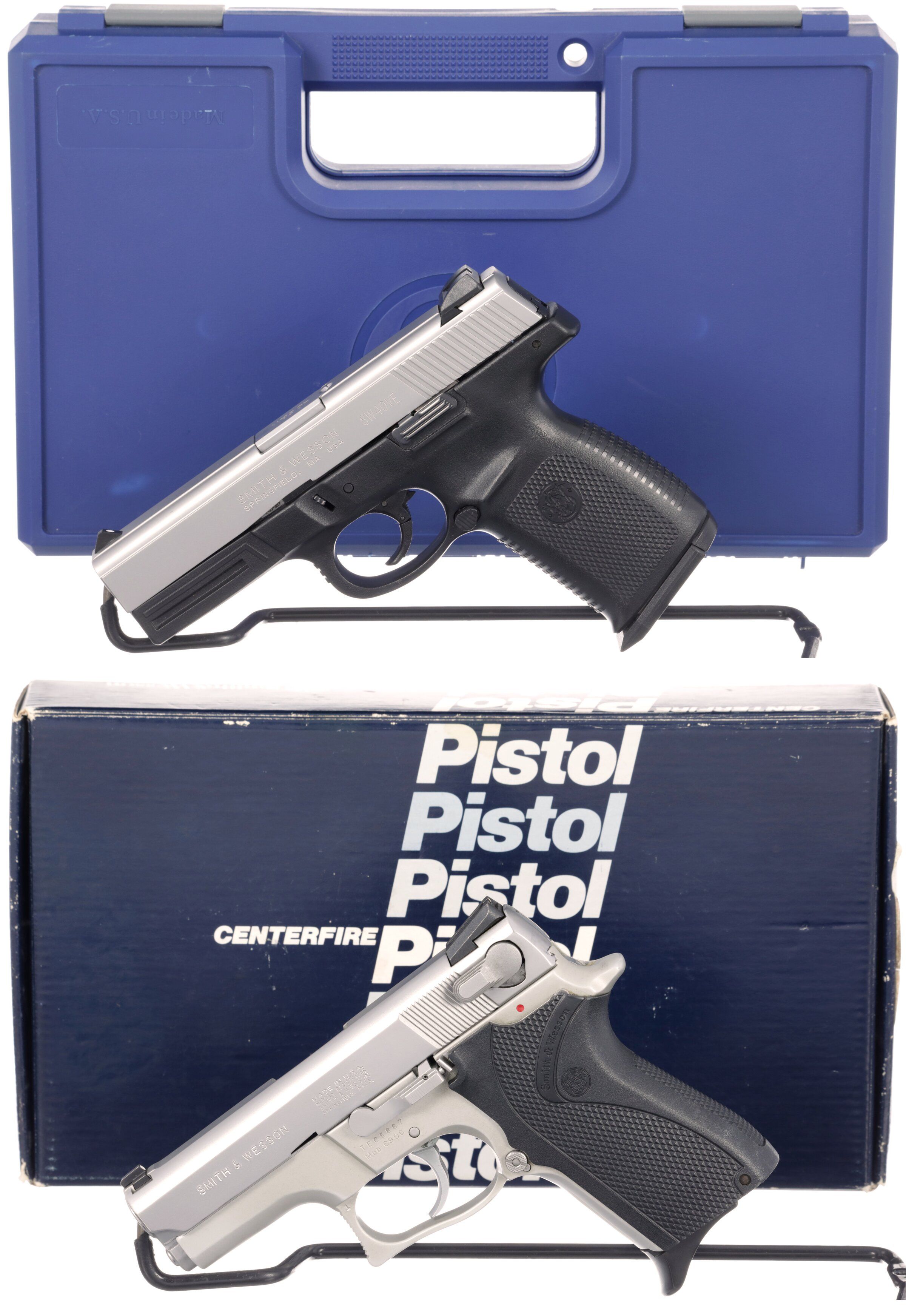 Two Smith & Wesson Semi-Automatic Pistols with Boxes | Rock Island Auction