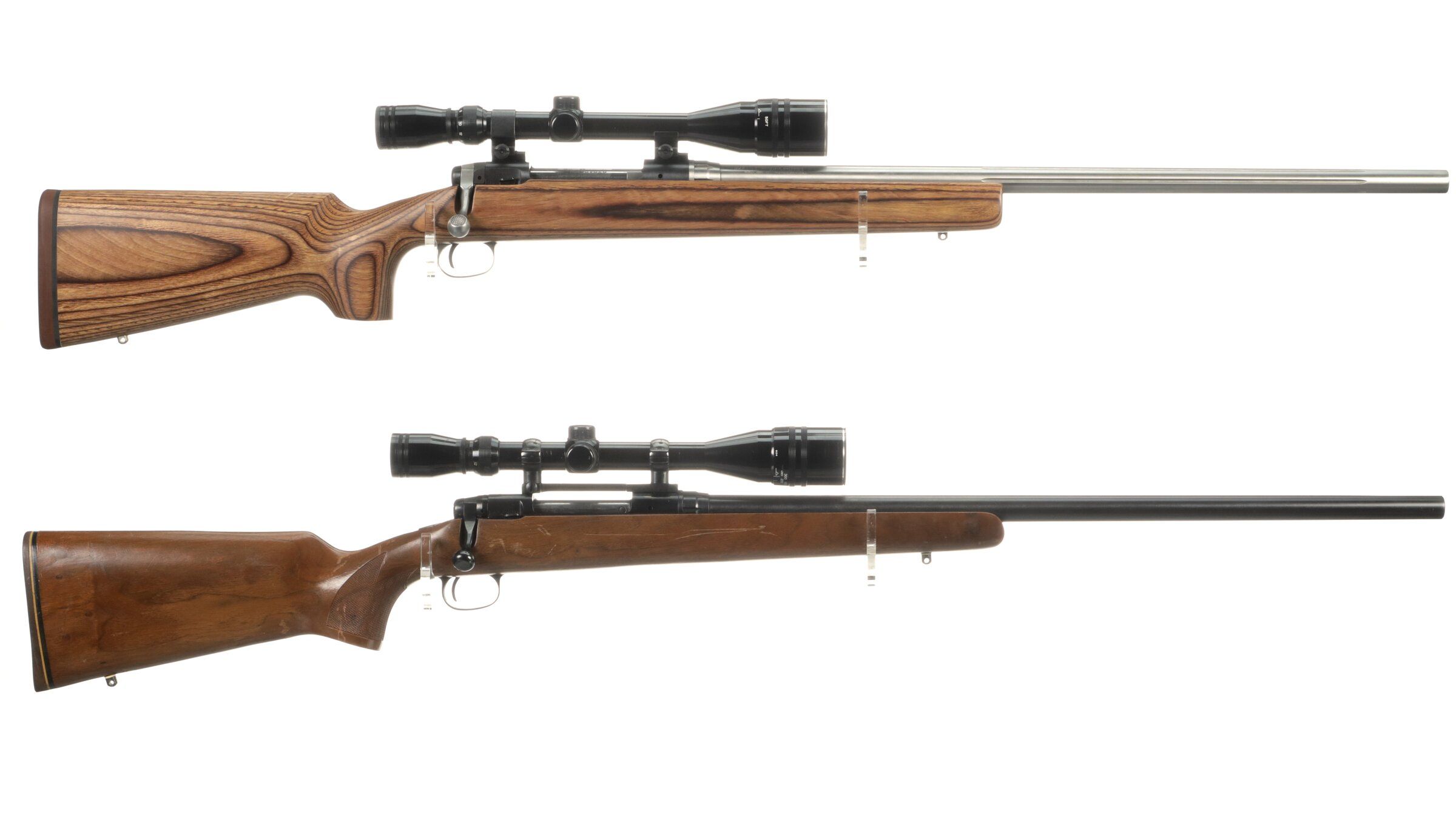 Two Savage Model 112 Bolt Action Rifles with Scopes | Rock Island Auction