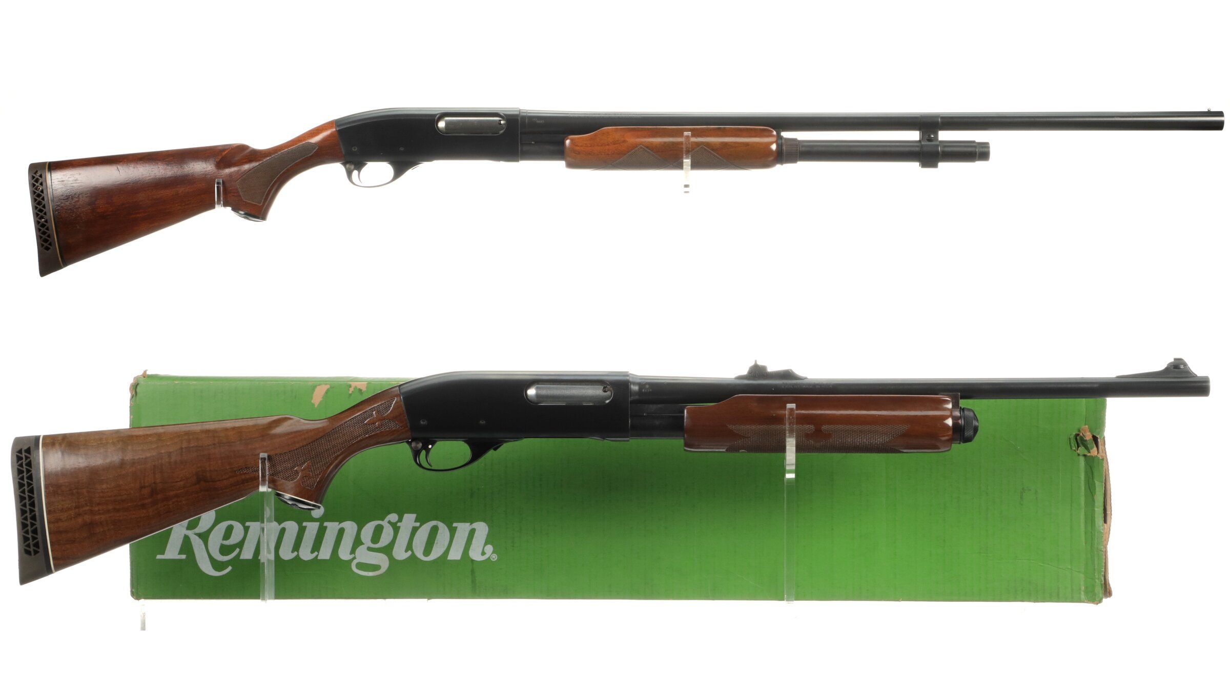 Two Remington Model 870 Slide Action Shotguns | Rock Island Auction