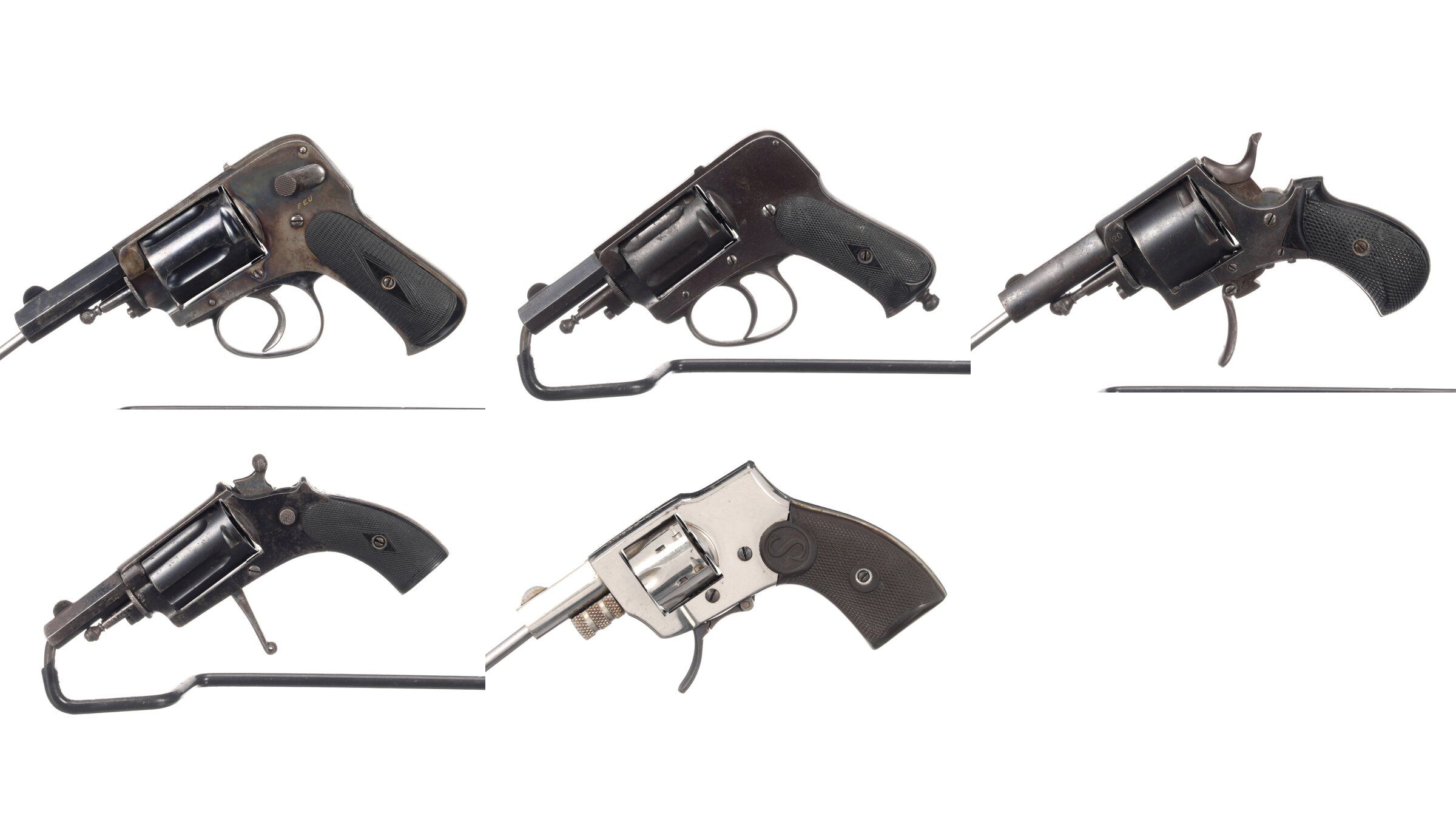 Five Double Action Revolvers | Rock Island Auction