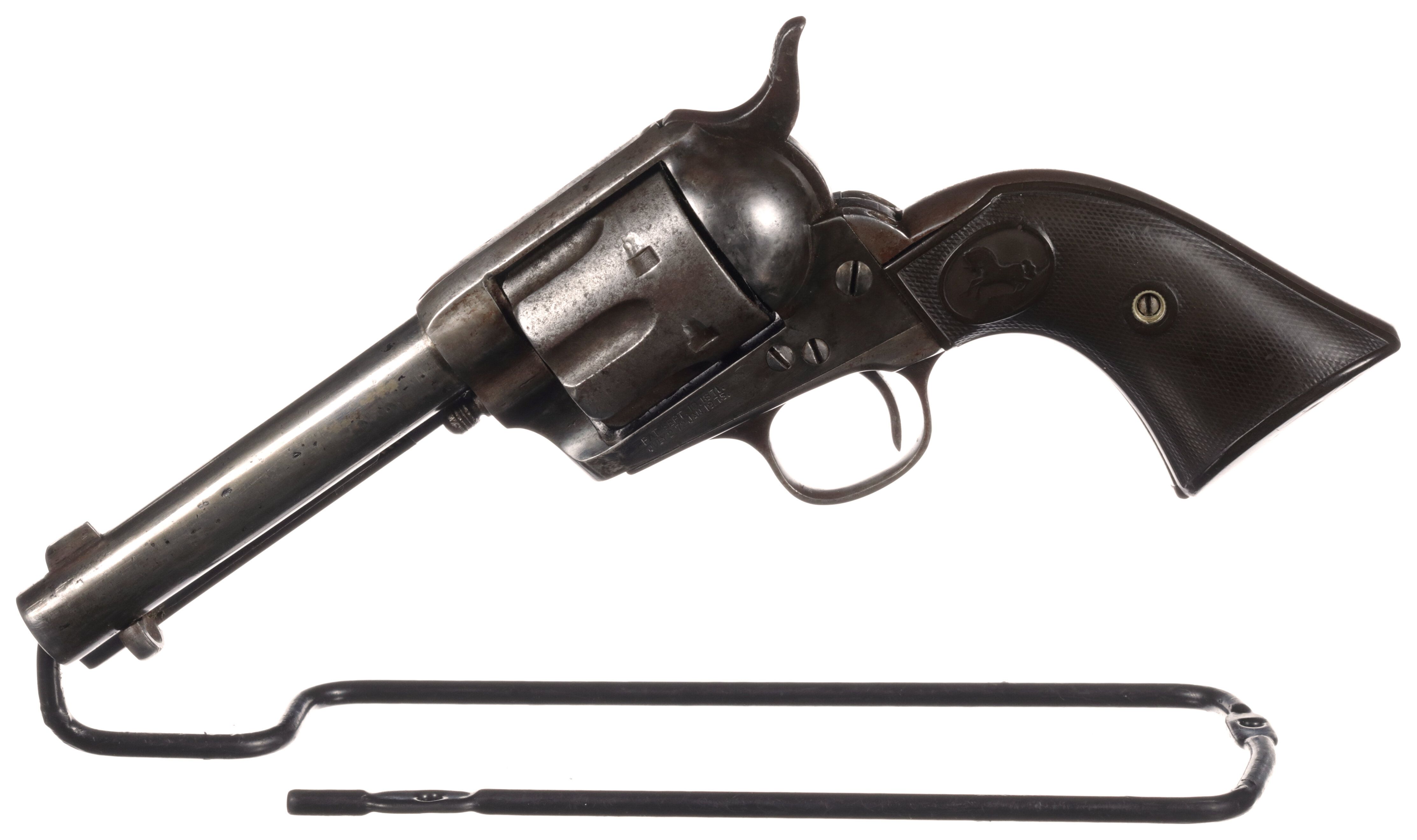 Antique Colt Black Powder Frame Single Action Army Revolver | Rock ...