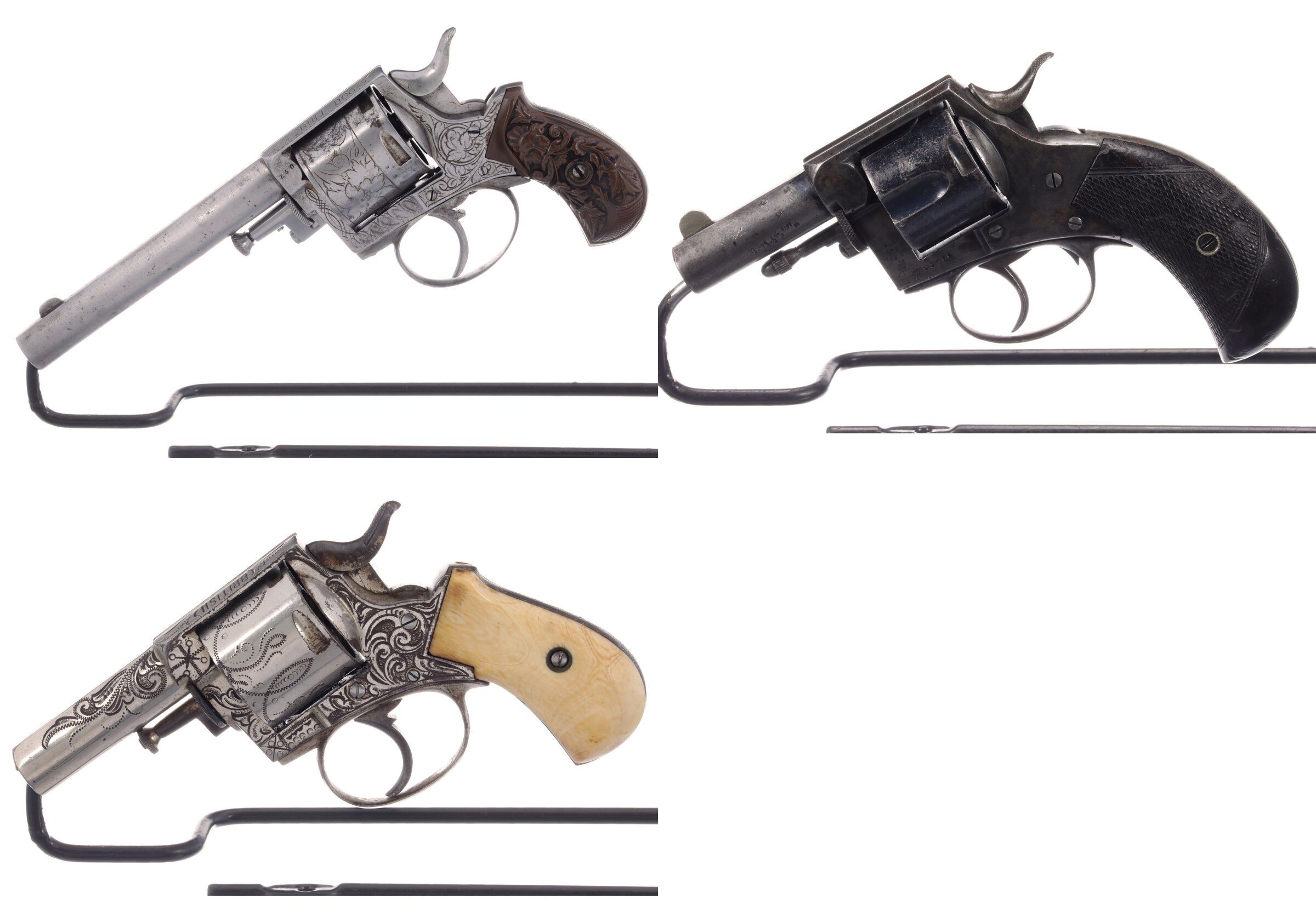 Three Double Action Revolvers | Rock Island Auction