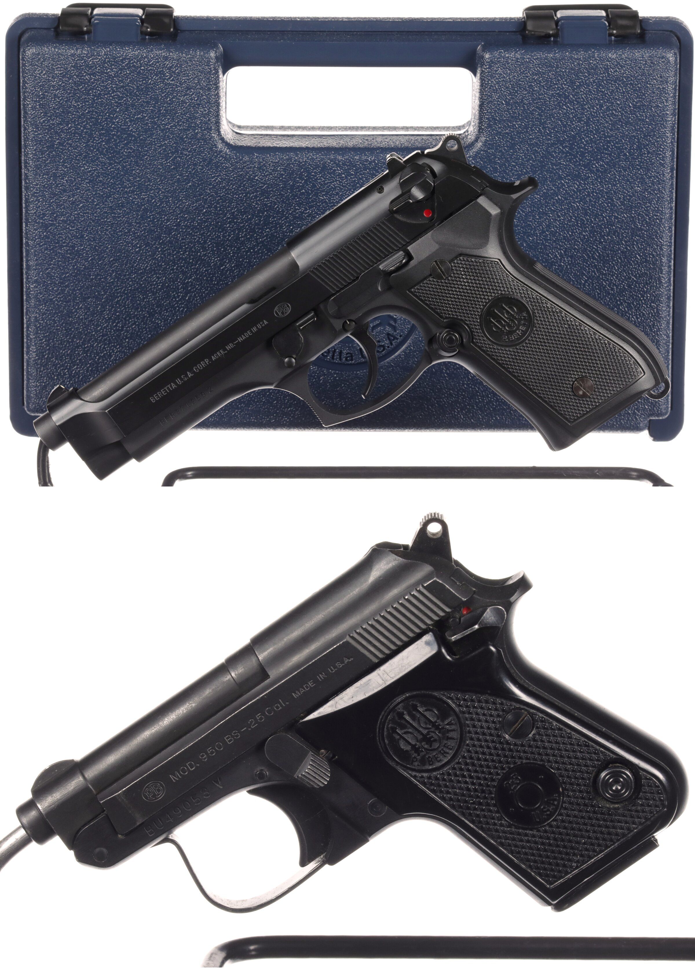 Two Beretta Semi-Automatic Pistols | Rock Island Auction