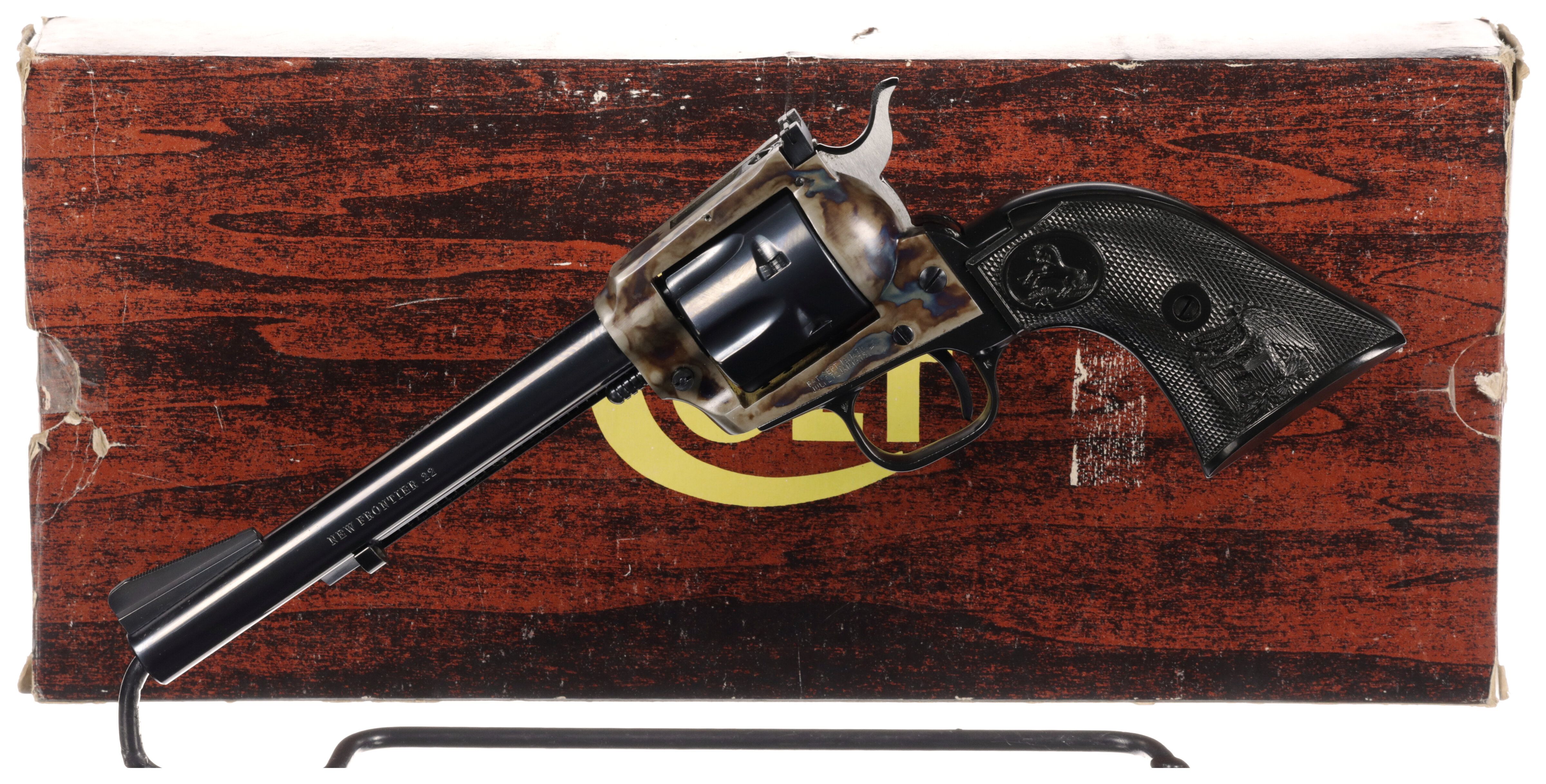 Colt New Frontier .22 Single Action Revolver with Box | Rock Island Auction