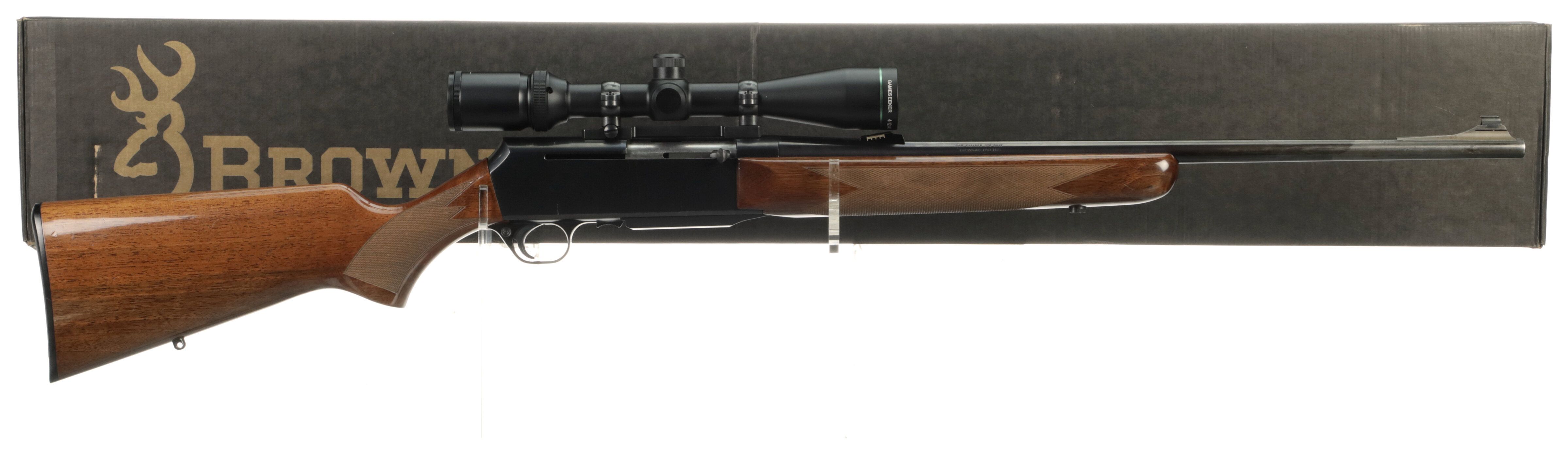 Browning BAR Semi-Automatic Rifle with Box and Scope | Rock Island Auction