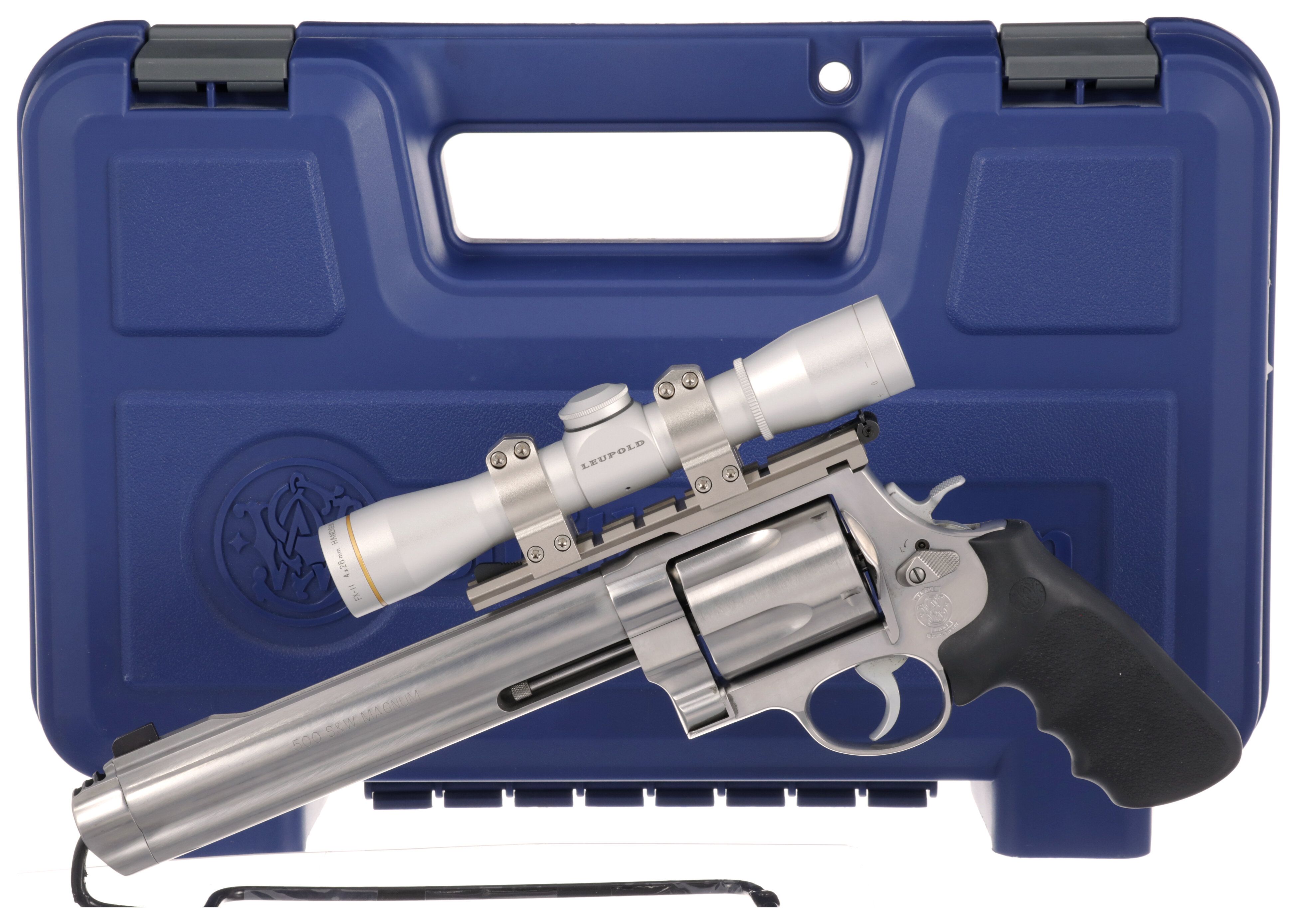 Smith & Wesson Model 500 Revolver with Leupold Scope and Case | Rock ...