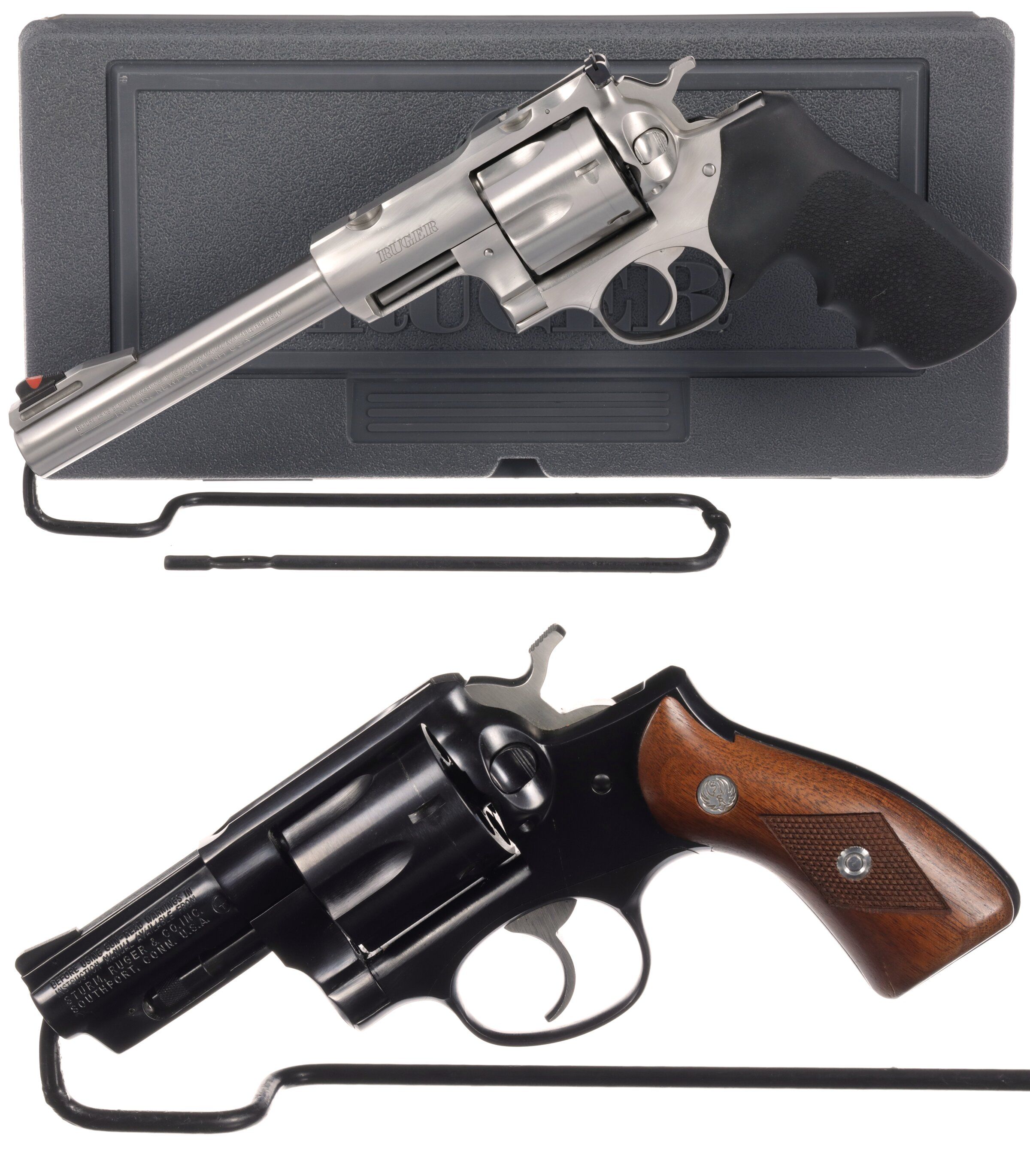 Two Ruger Double Action Revolvers | Rock Island Auction