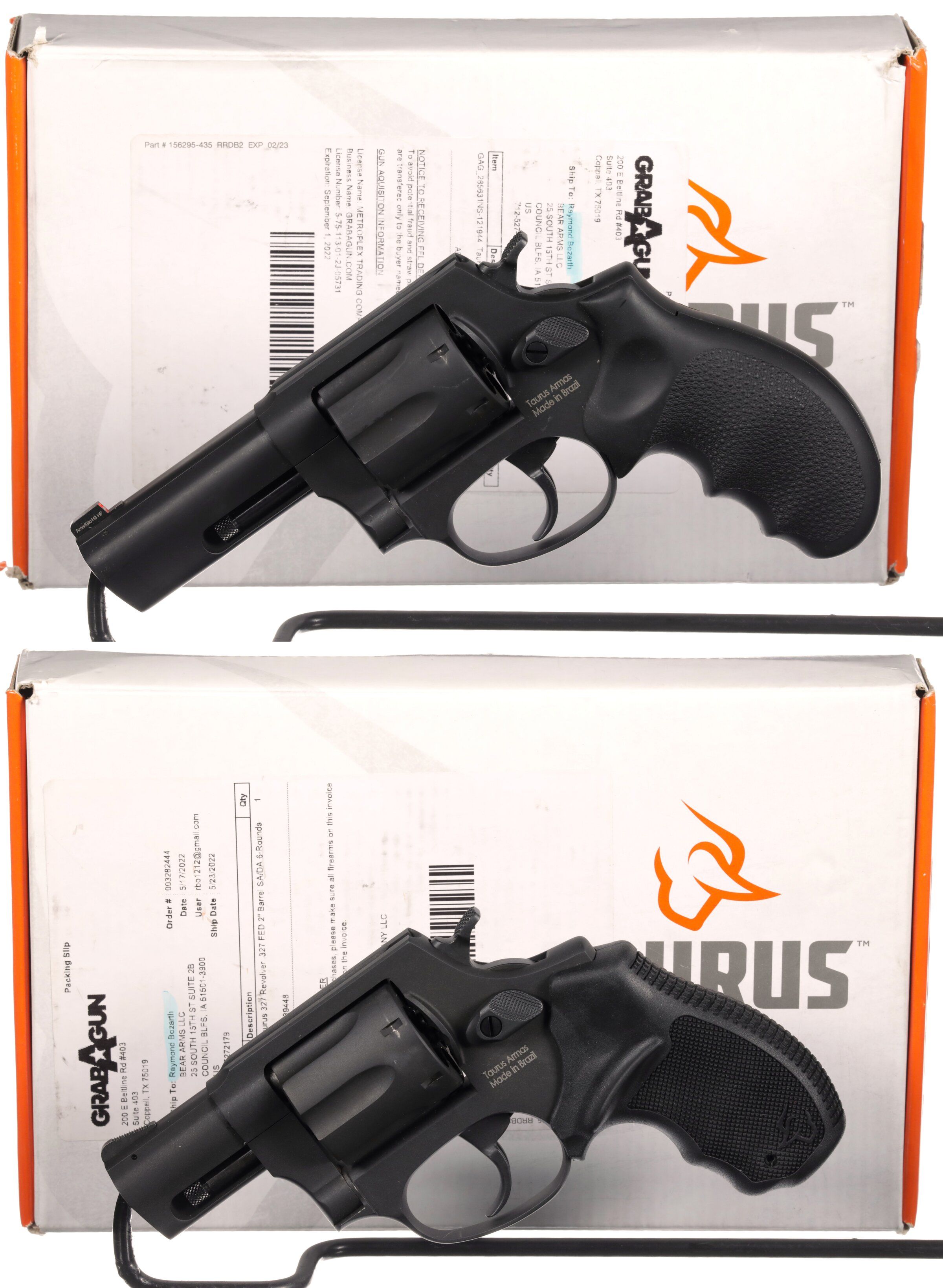 Two Taurus Double Action Revolvers with Boxes | Rock Island Auction