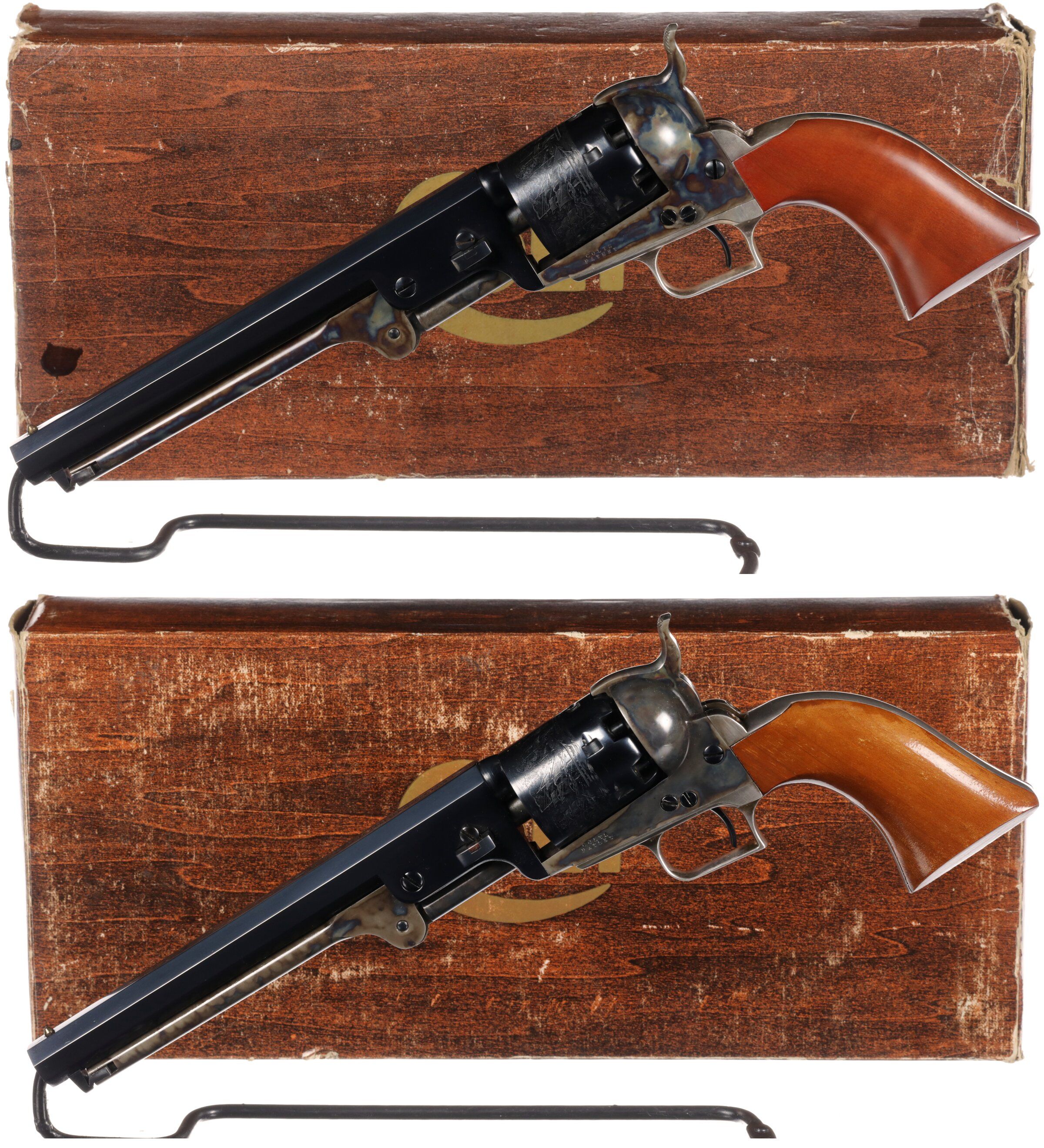 Two Colt Black Powder Series Model 1851 Navy Revolvers | Rock Island ...