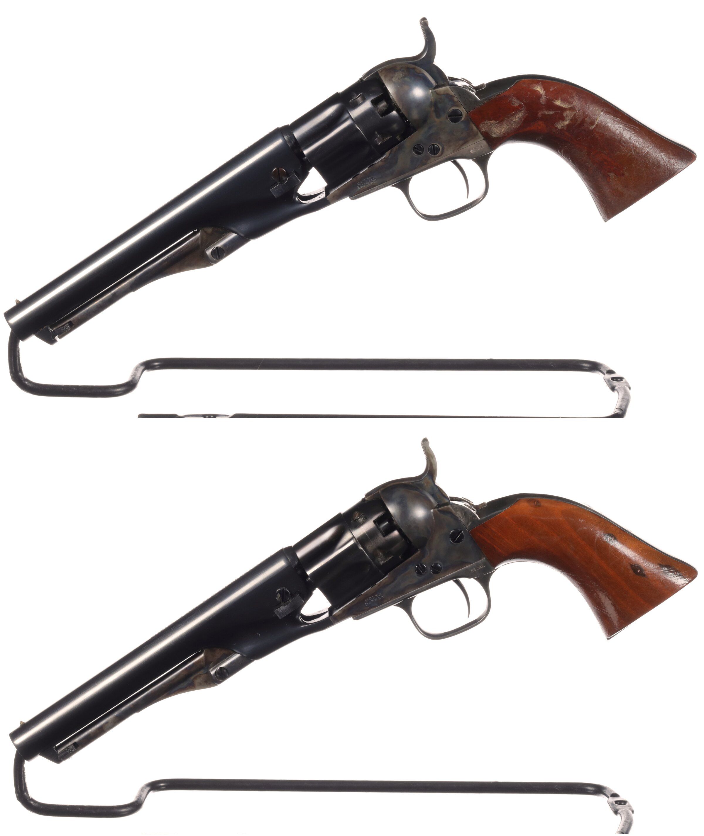 Two Colt Blackpowder Series Model 1862 Pocket Police Revolvers | Rock ...
