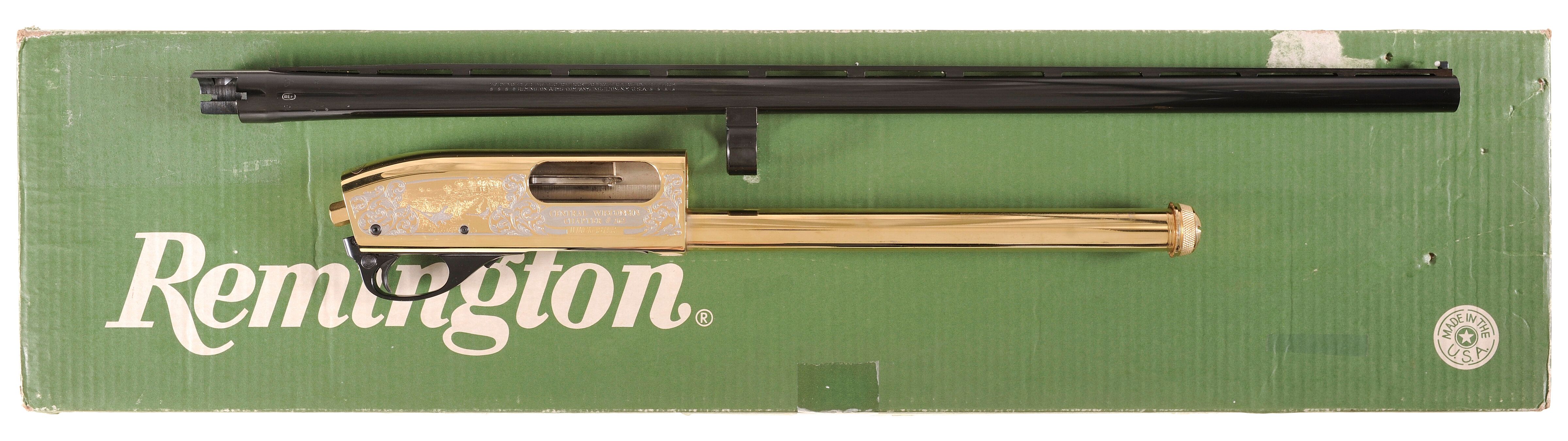 Engraved Remington Model 870 Magnum Pheasants Forever Shotgun | Rock ...