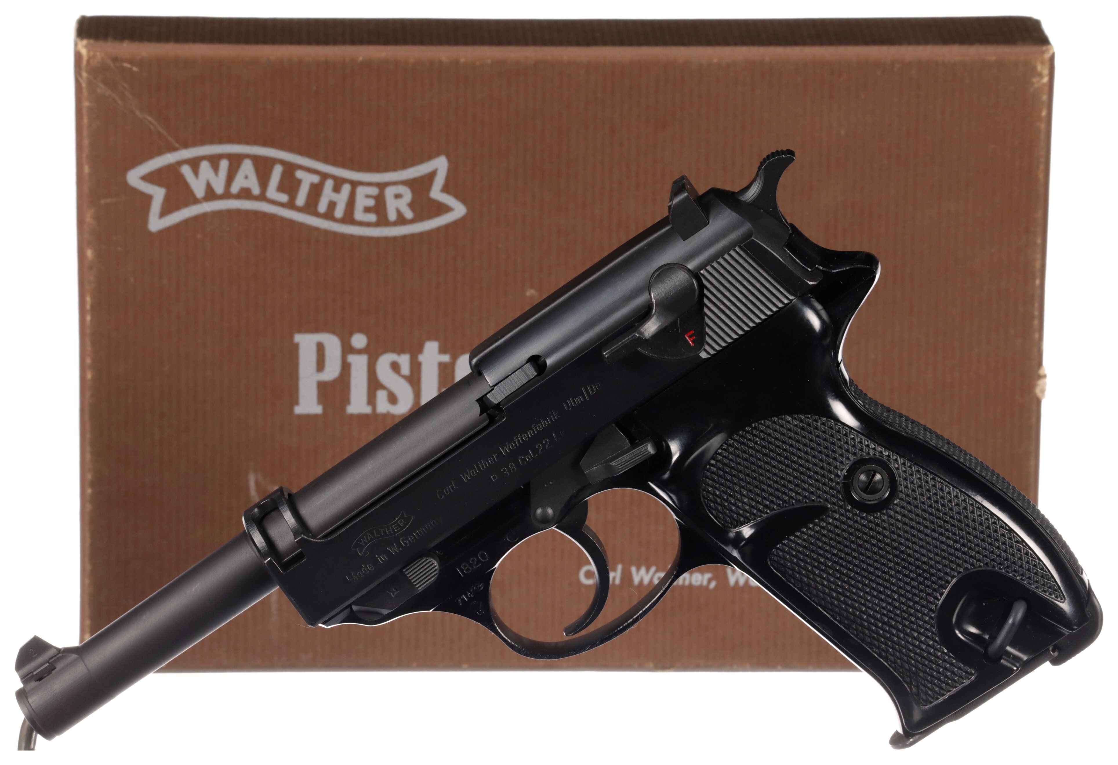 Walther/Interarms P38 .22 Caliber Semi-Automatic Pistol with Box | Rock ...