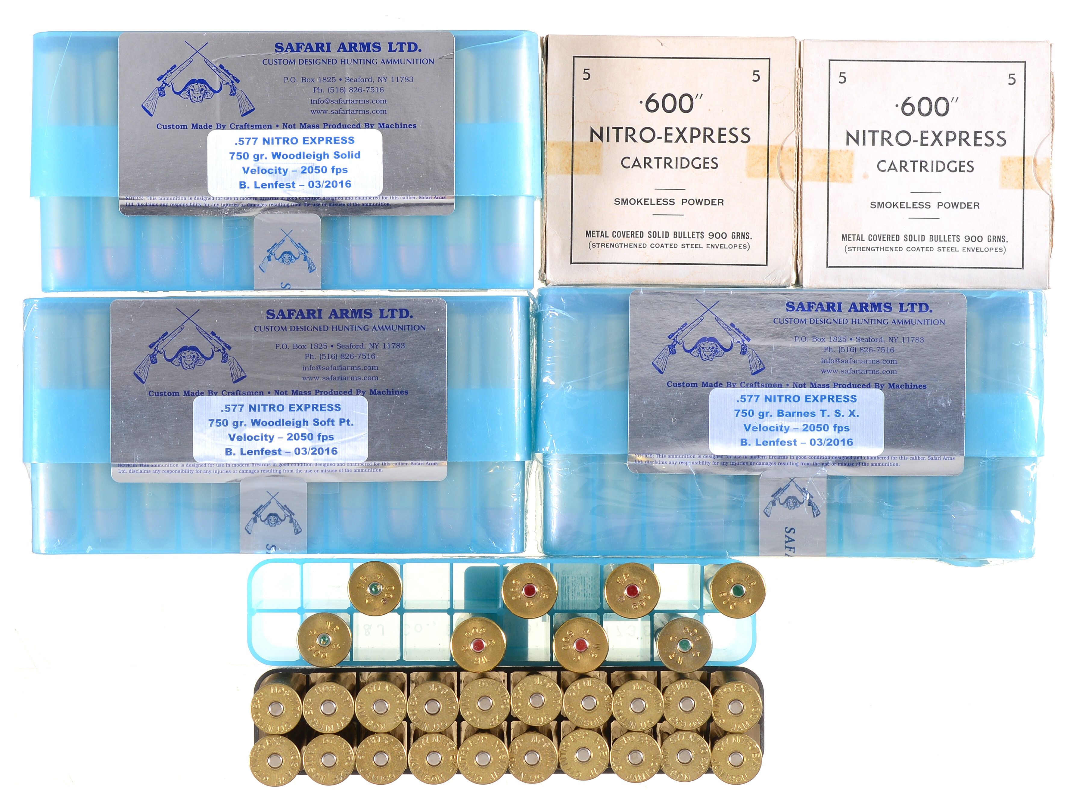 .577 and .600 Nitro Express Rifle Ammunition | Rock Island Auction