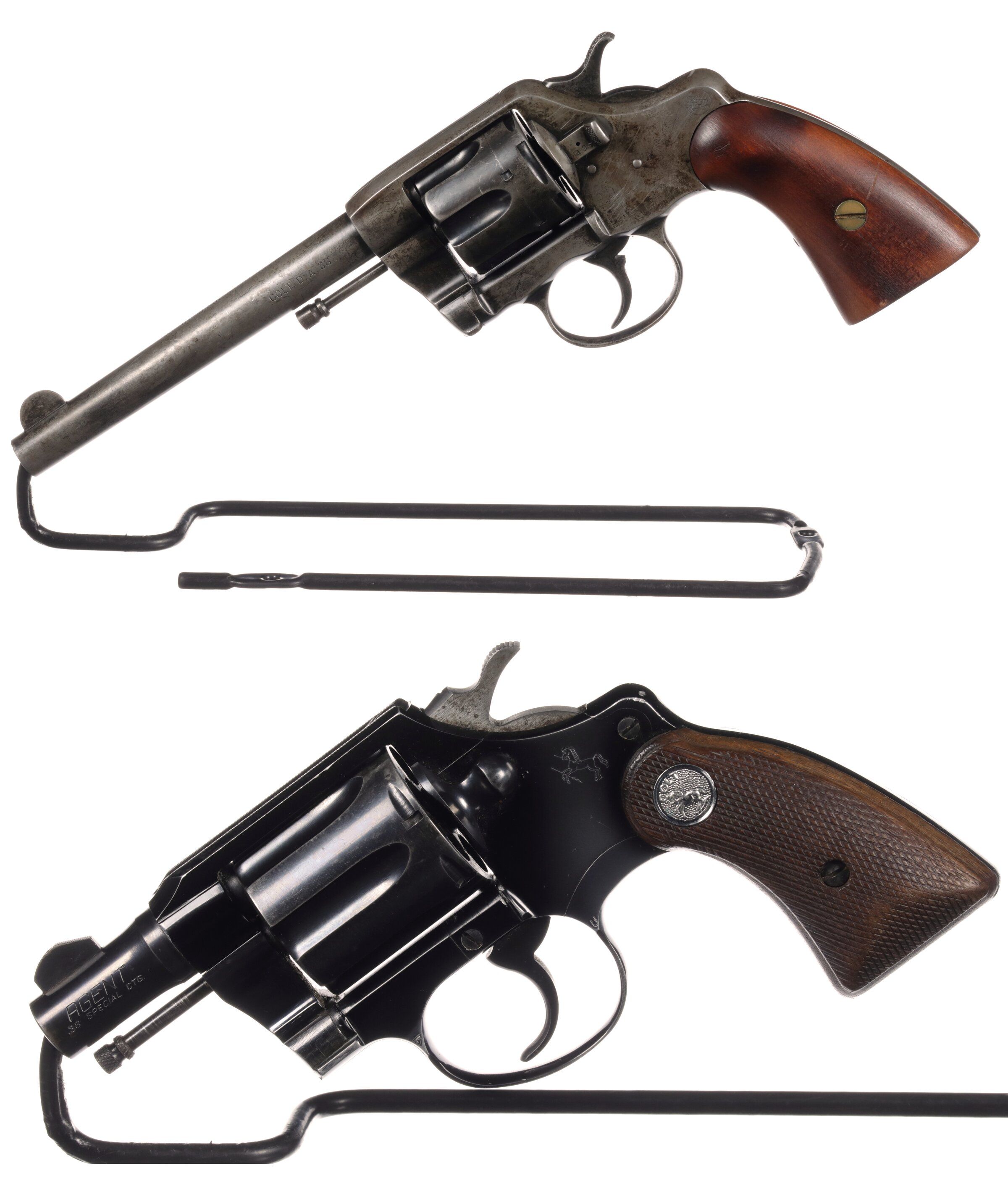 Two Colt Double Action Revolvers | Rock Island Auction