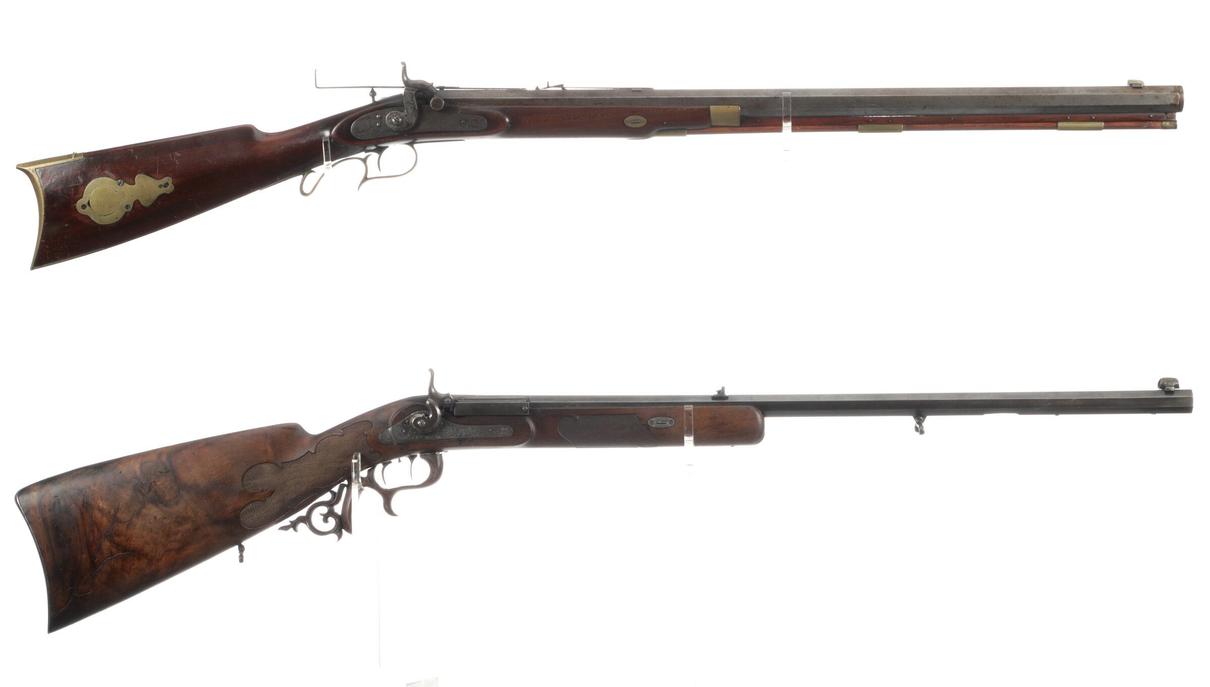 Two Antique Single Shot Target Rifles | Rock Island Auction