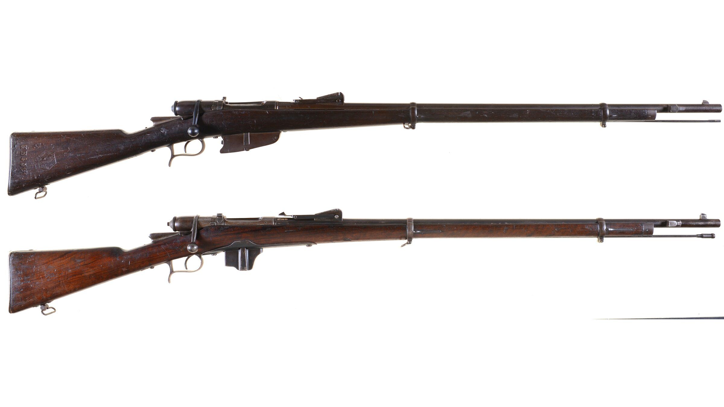 Two Antique Italian Vetterli Bolt Action Rifles | Rock Island Auction