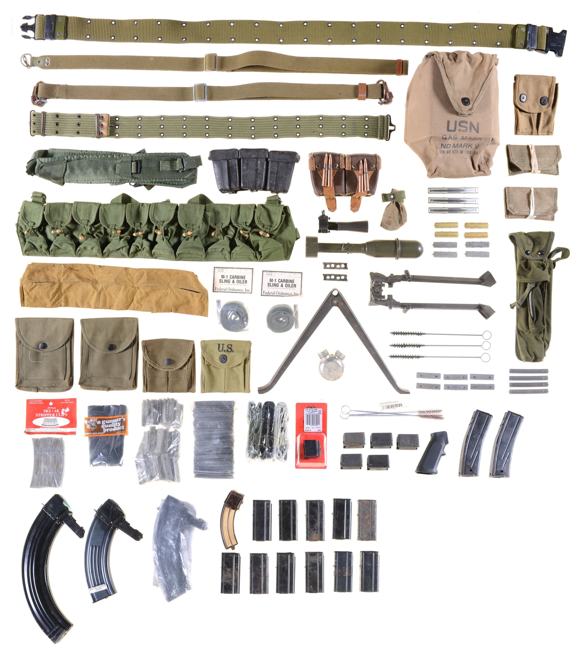 Large Group of Military Magazines and Pouches | Rock Island Auction
