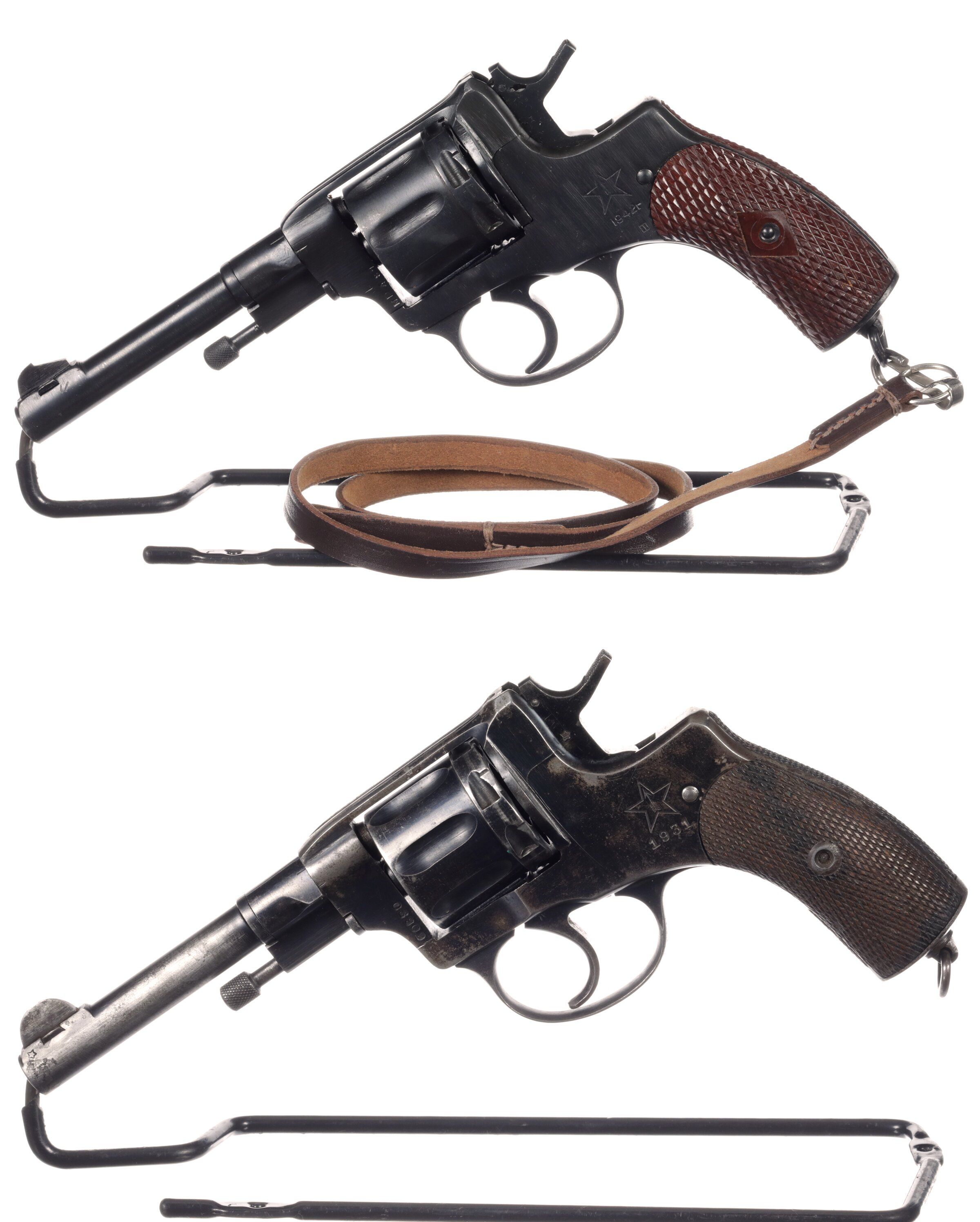 Two Soviet Tula Arsenal Model 1895 Double Action Revolvers | Rock ...