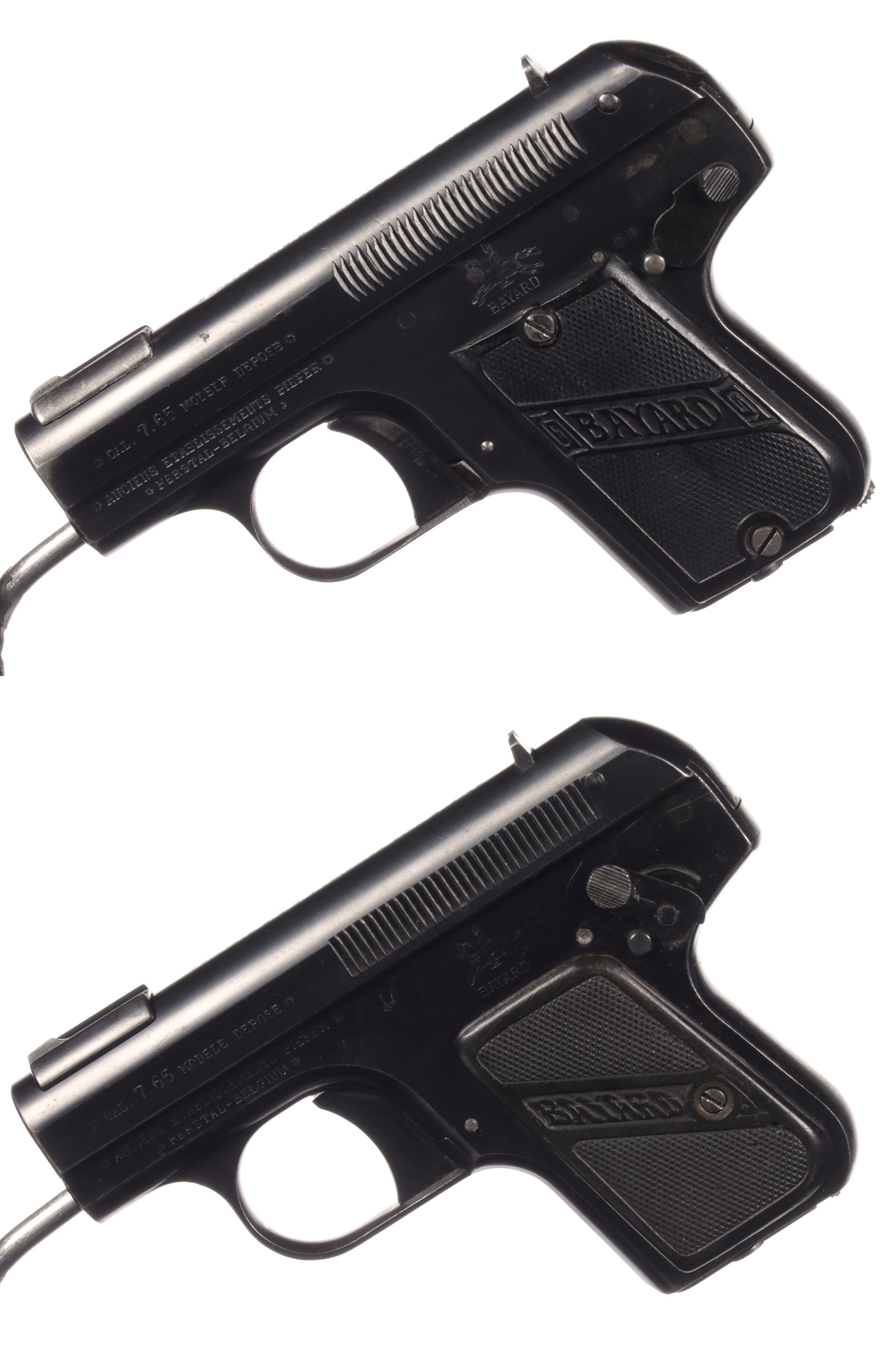 Two Pieper-Bayard Model 1908 Semi-Automatic Pistols | Rock Island Auction