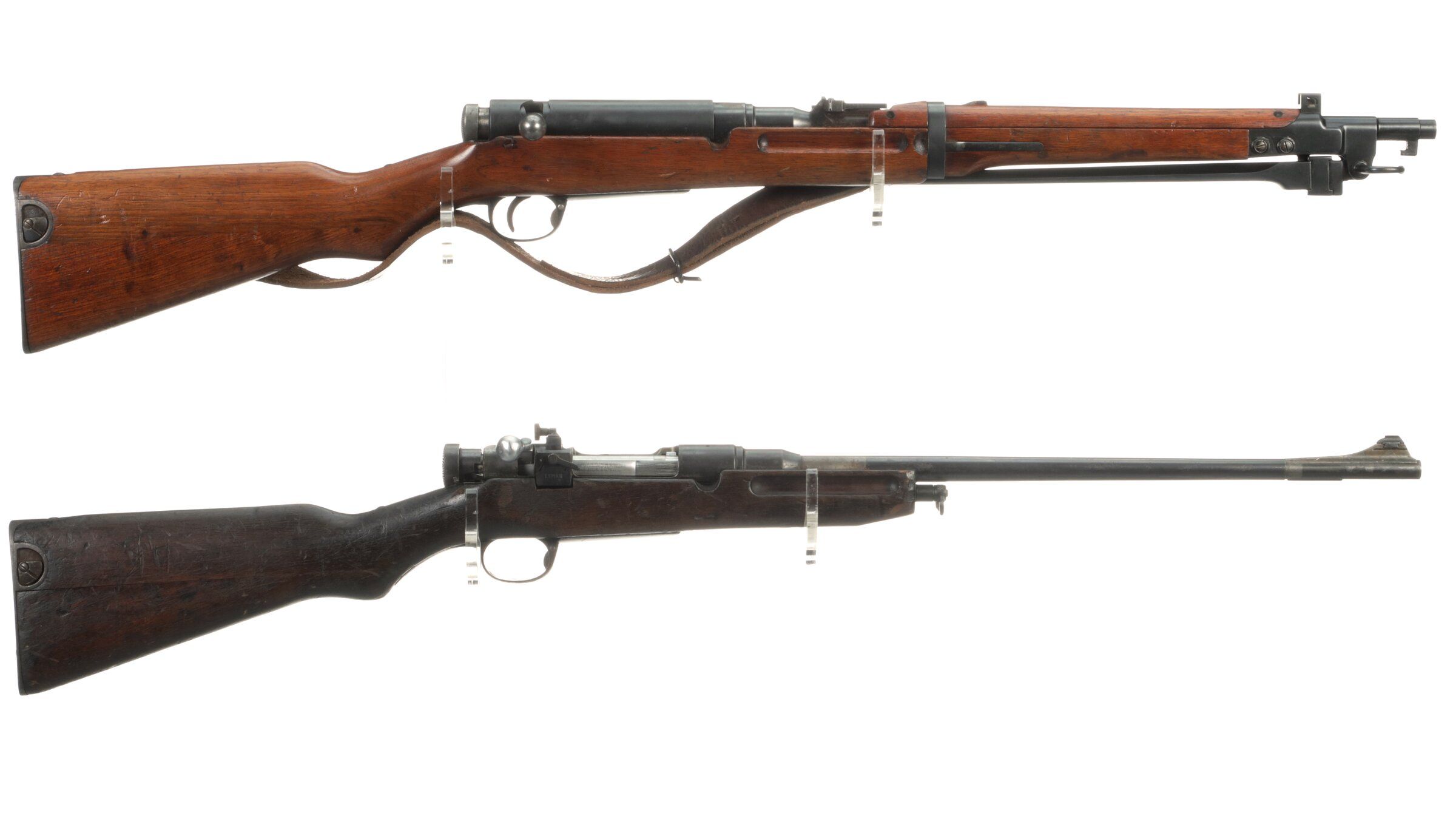 Two Japanese Koishikawa Arsenal Type 44 Bolt Action Carbines | Rock ...