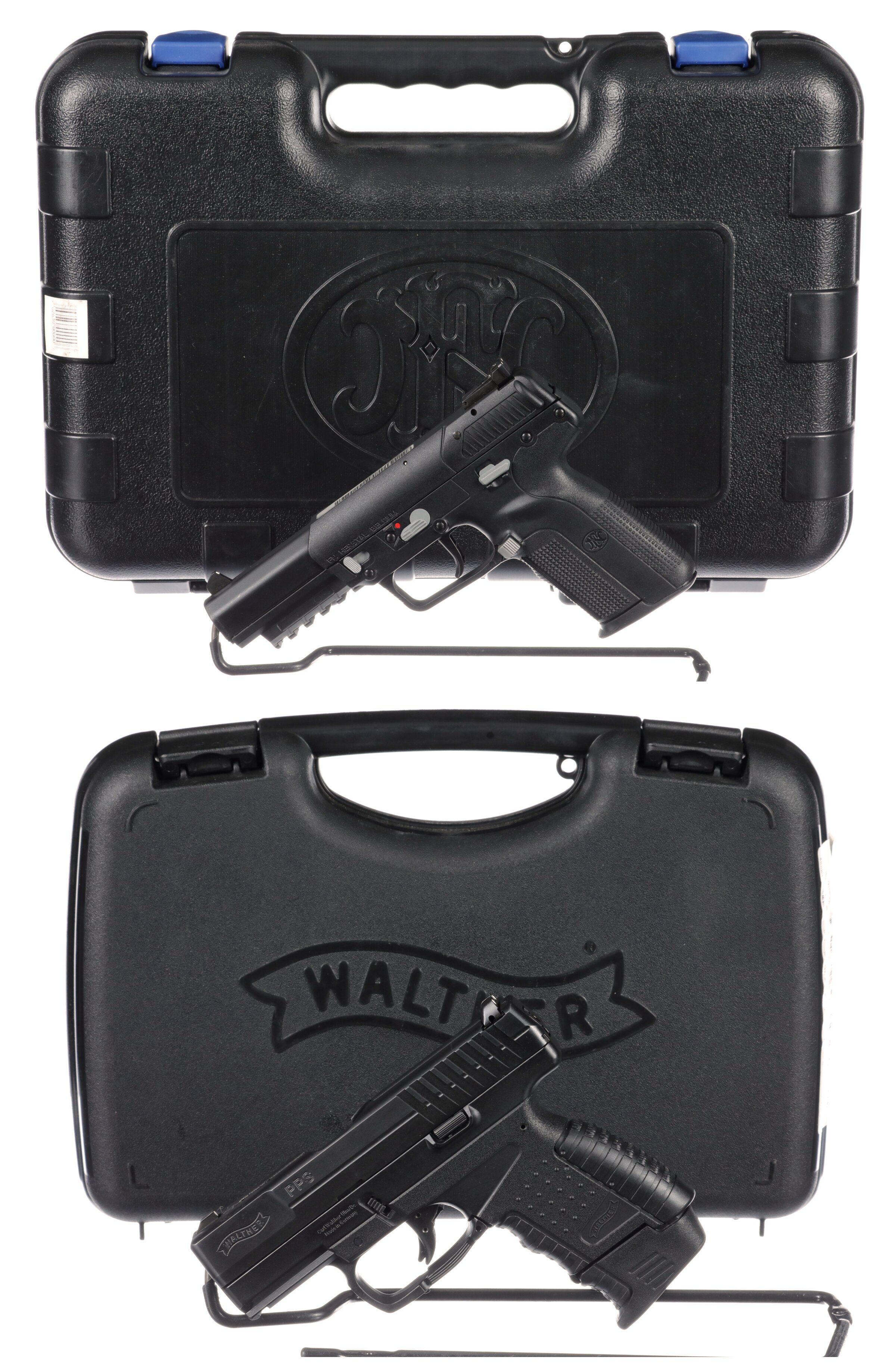 Two Semi-Automatic Pistols with Cases | Rock Island Auction