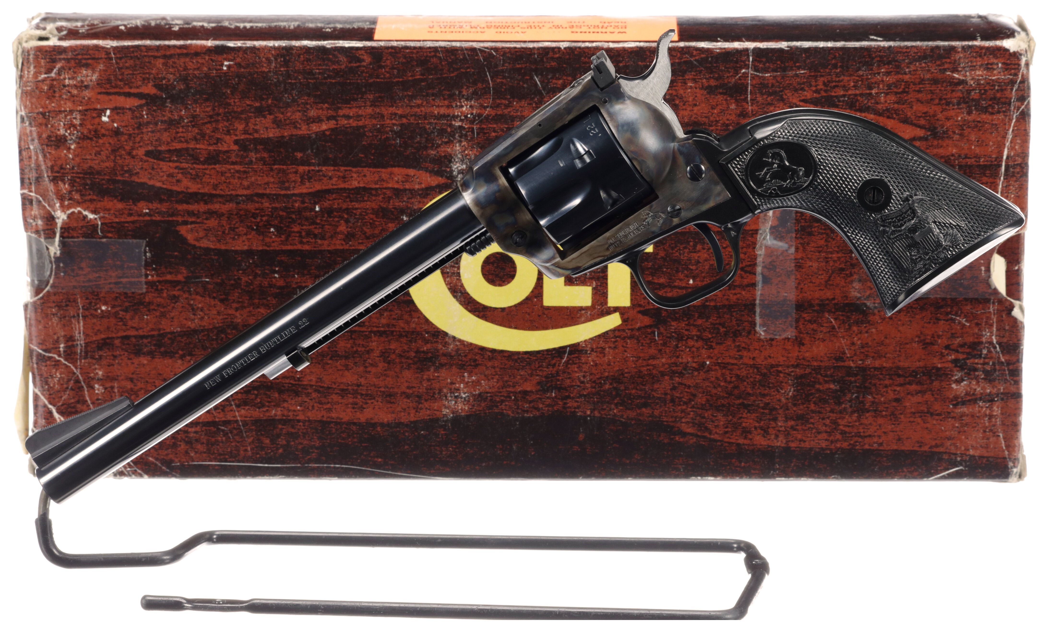 Colt New Frontier Buntline .22 Single Action Revolver with Box | Rock ...